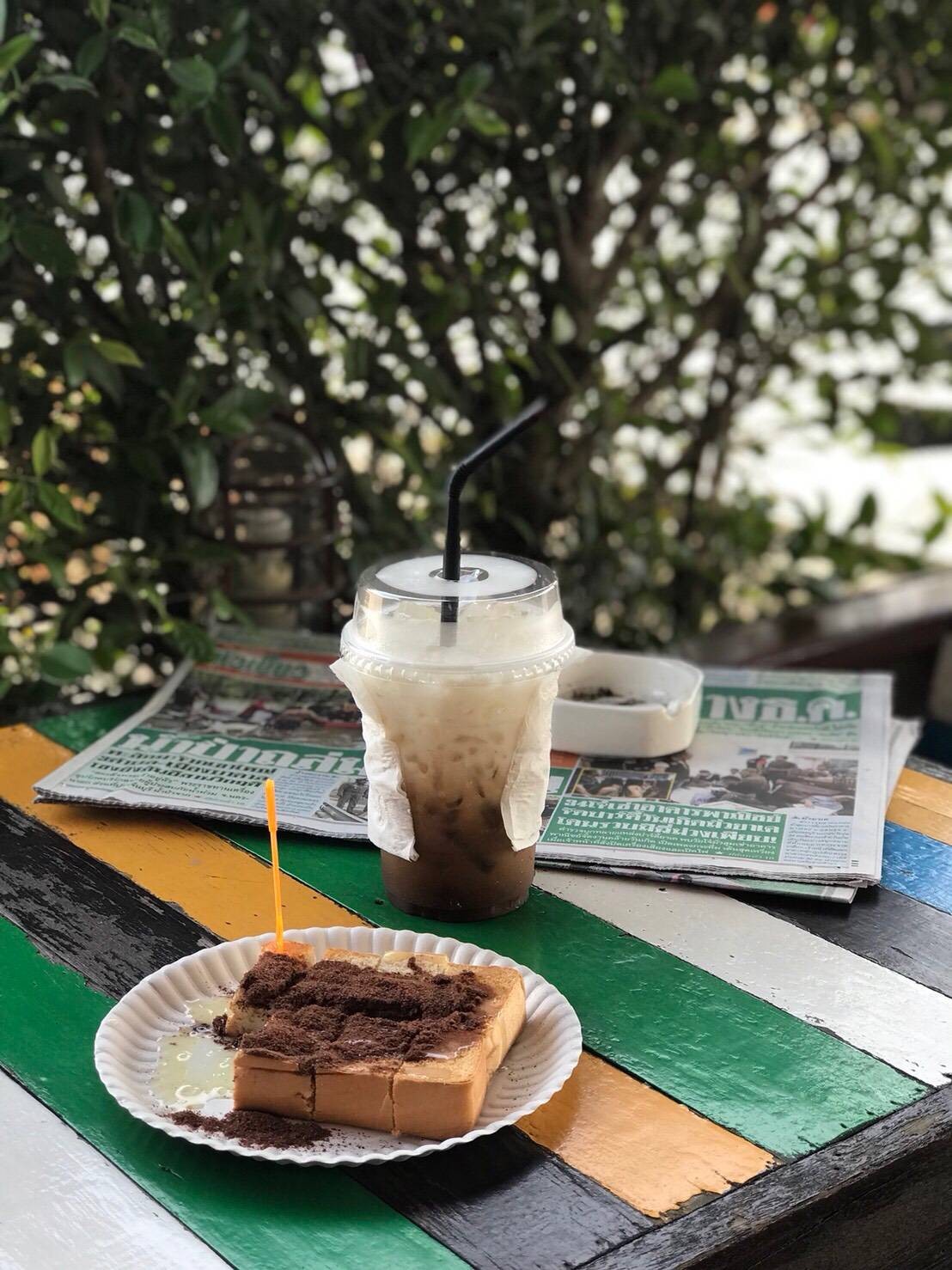 รีวิว KK coffee - ร้านกาแฟเปิดโล่งไม่แออัด ไม่มีแอร์ แต่ร้านมีพัดลมรอบ ...