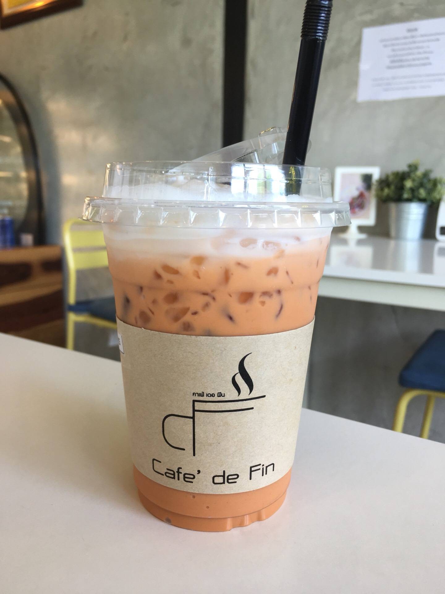 รีวิว Cafe' De Fin บางใหญ่ - ร้านกาแฟ+อาหารจานเดียว