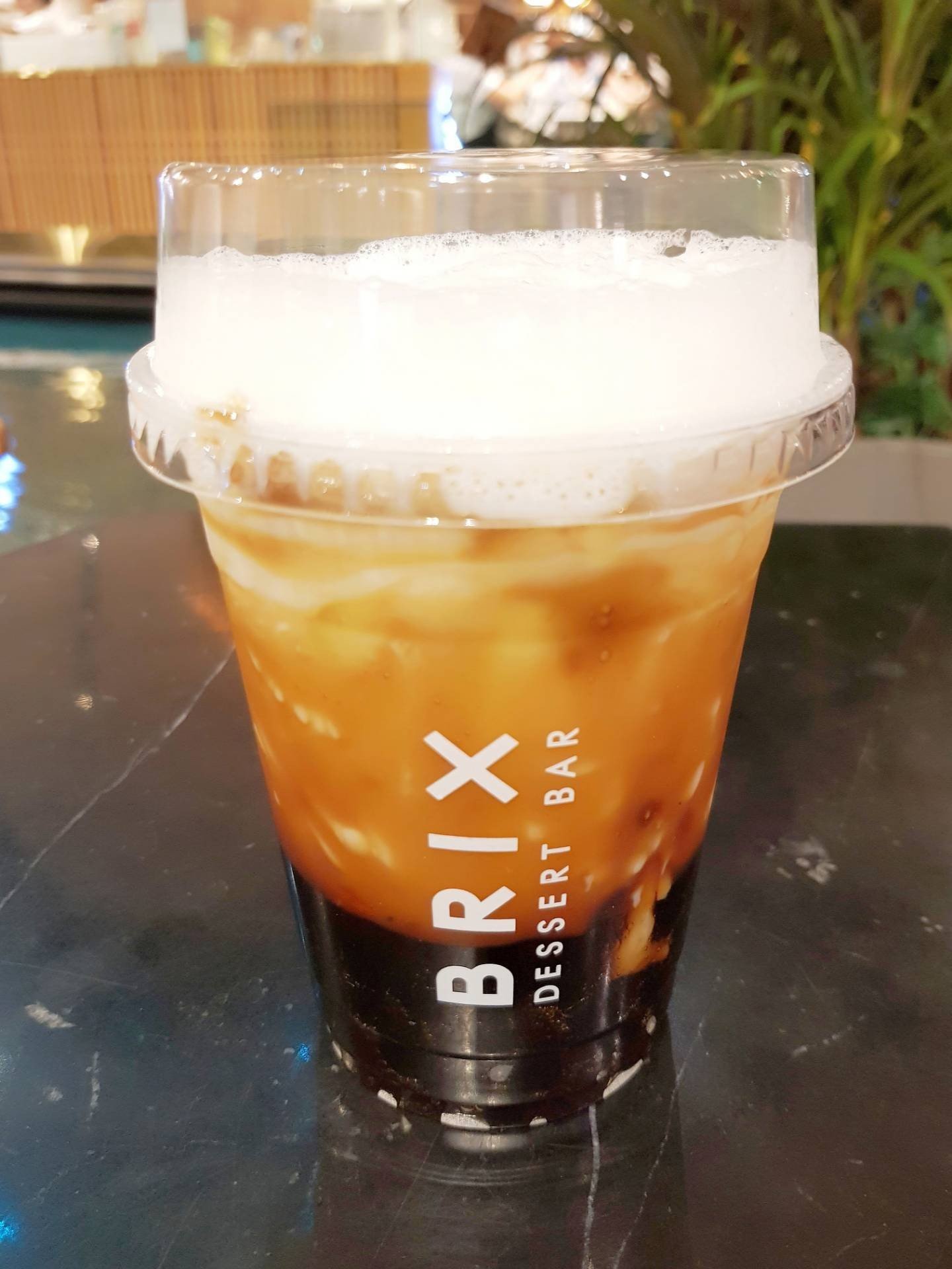 รีวิว BRIX Dessert Bar ชั้น G สยามพารากอน - Brix กับไข่มุกน้ำตาลทรายดำ