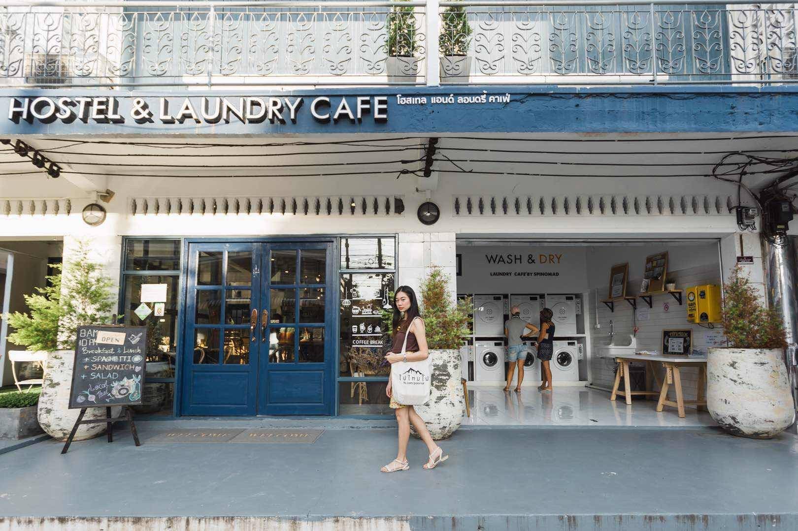 รีวิว Spinomad Hostel and Laundry Cafe - อาหารอร่อย ที่สำคัญกาแฟอร่อยสุด ลาเต้อาร์ตสวยๆ สถานที่ ...