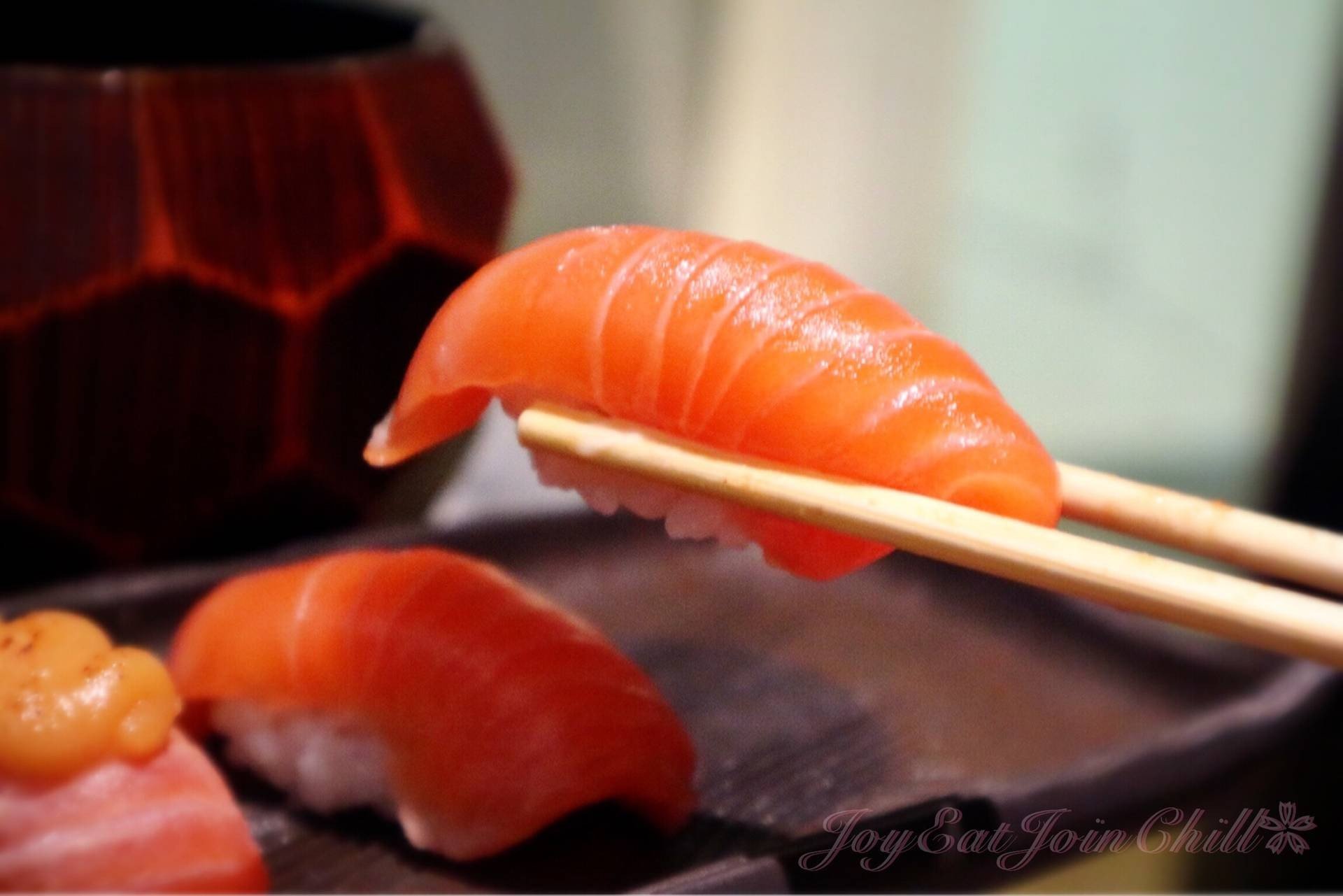 Super Salmon Sushi Set ร้าน Sushi Mori Sathorn Square