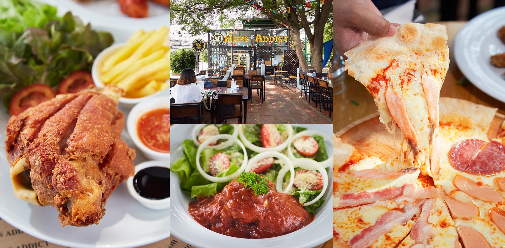 Hops Addict บางแสน ร้านกินดื่ม สไตล์อิตาเลียน มื้อไหนก็ฟินได้!