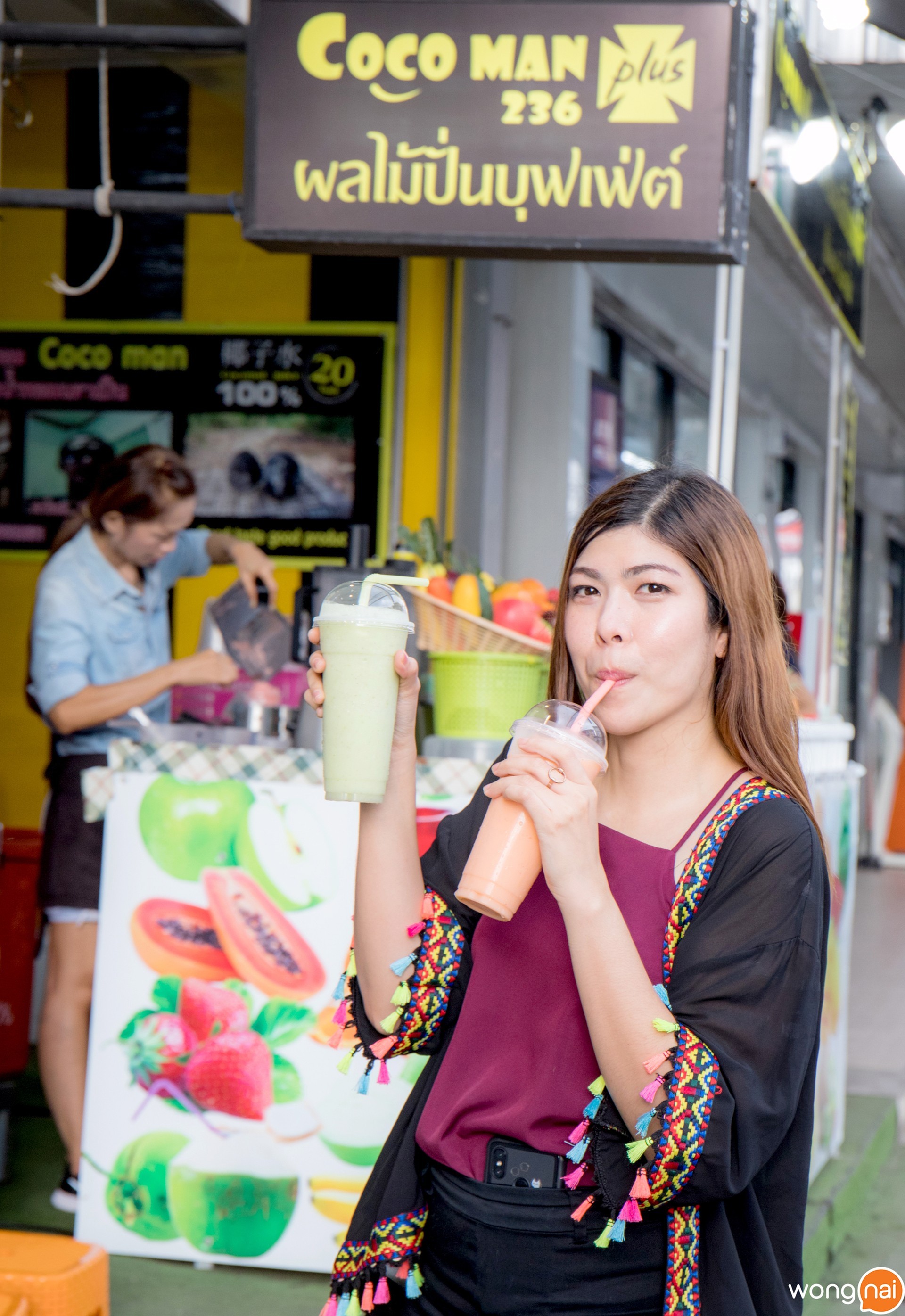ร้าน Coco Man Plus หาดใหญ่ ร้านผลไม้ปั่นบุฟเฟ่ต์ หอมหวานชื่นใจ