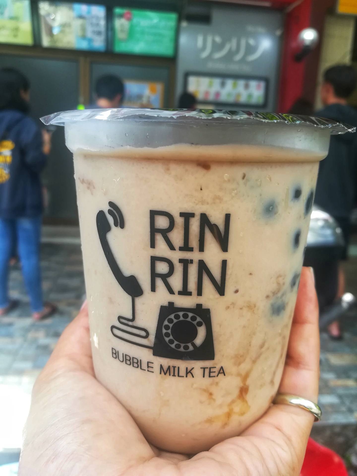 รีวิว Rin Rin Bubble Milk Tea Judtianusorn - มาลองเมนูใหม่ "ชานมไข่มุกสเลอปี้'