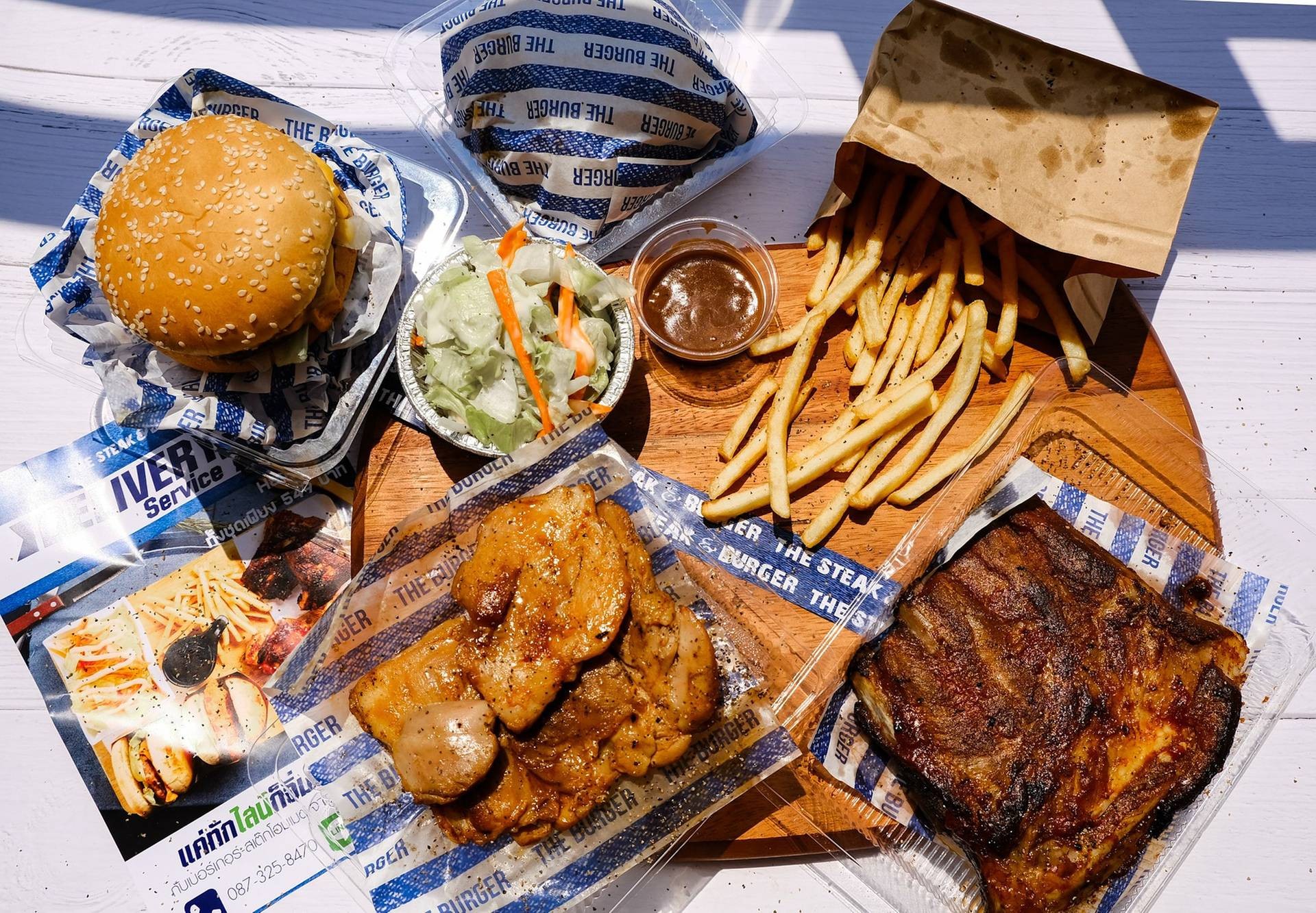 รีวิว The burger Central Rama 9 - คุ้ม อร่อยมากกก