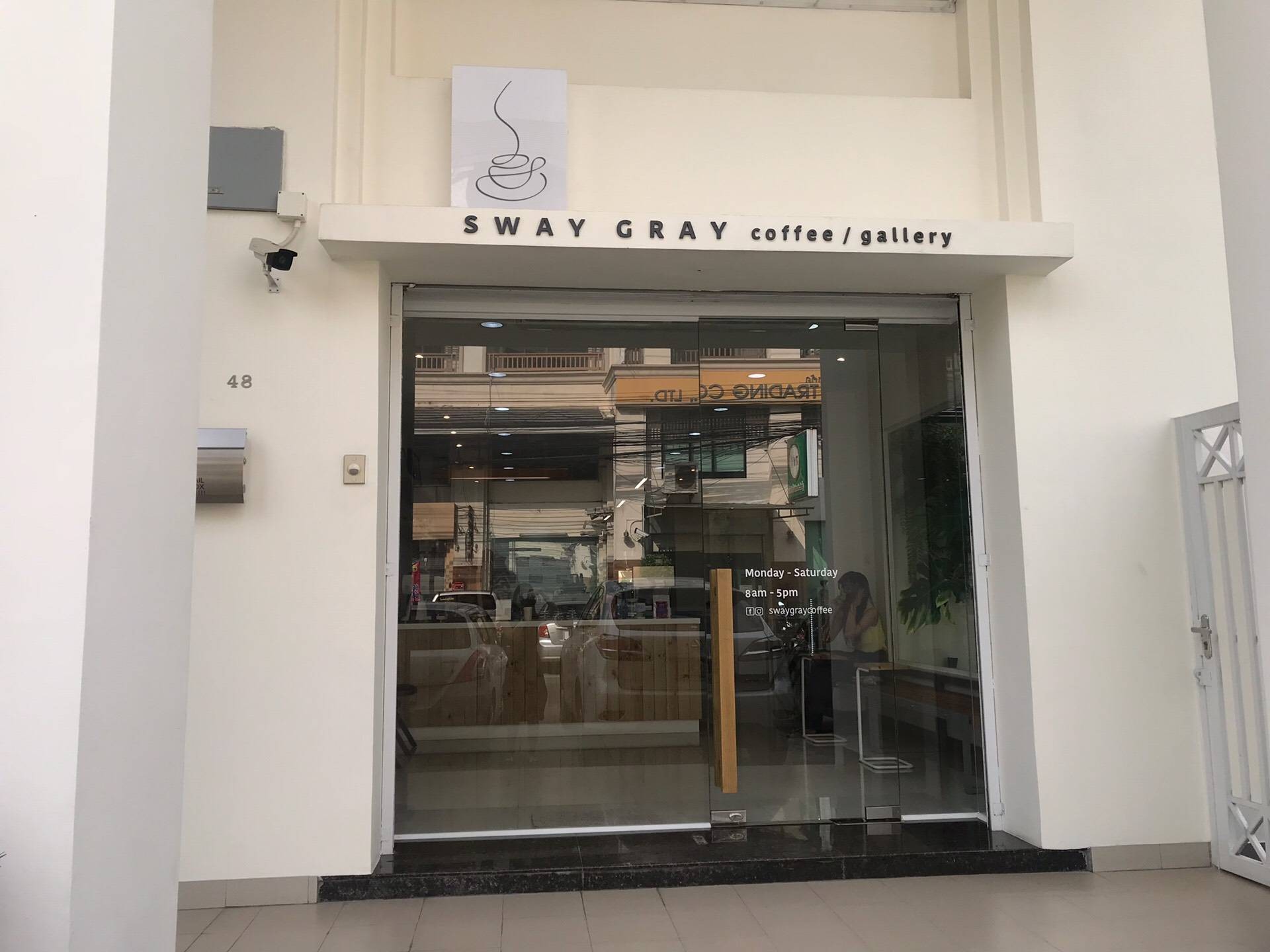 รีวิว Sway Gray Coffee - ร้านกาแฟสวย ในสไตล์ minimal