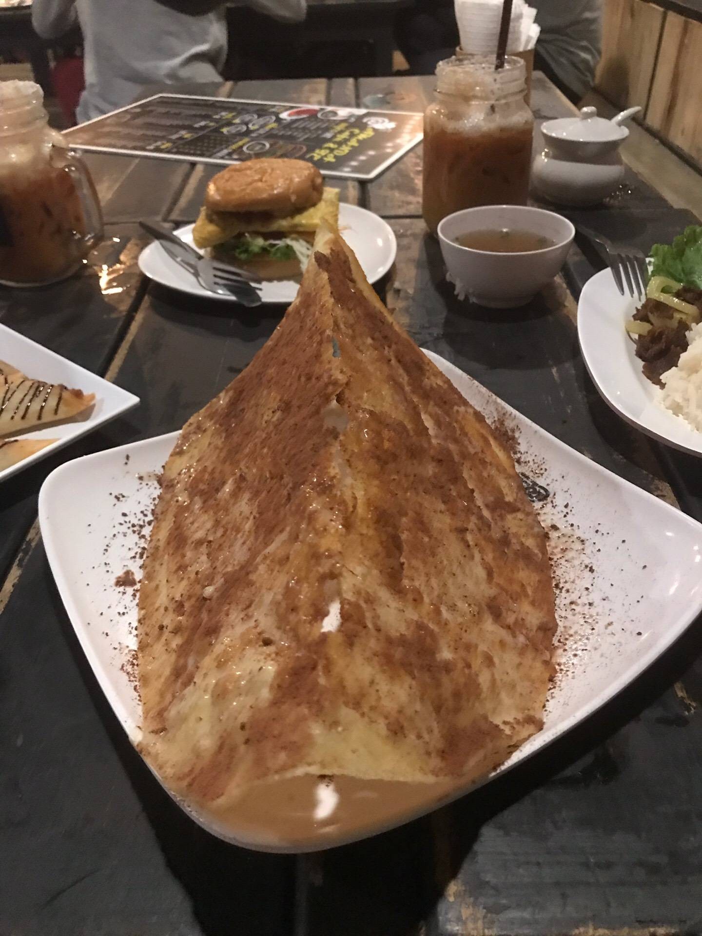 โรตีทิชชู ร้าน Amanda Cafe สามชัย - Wongnai