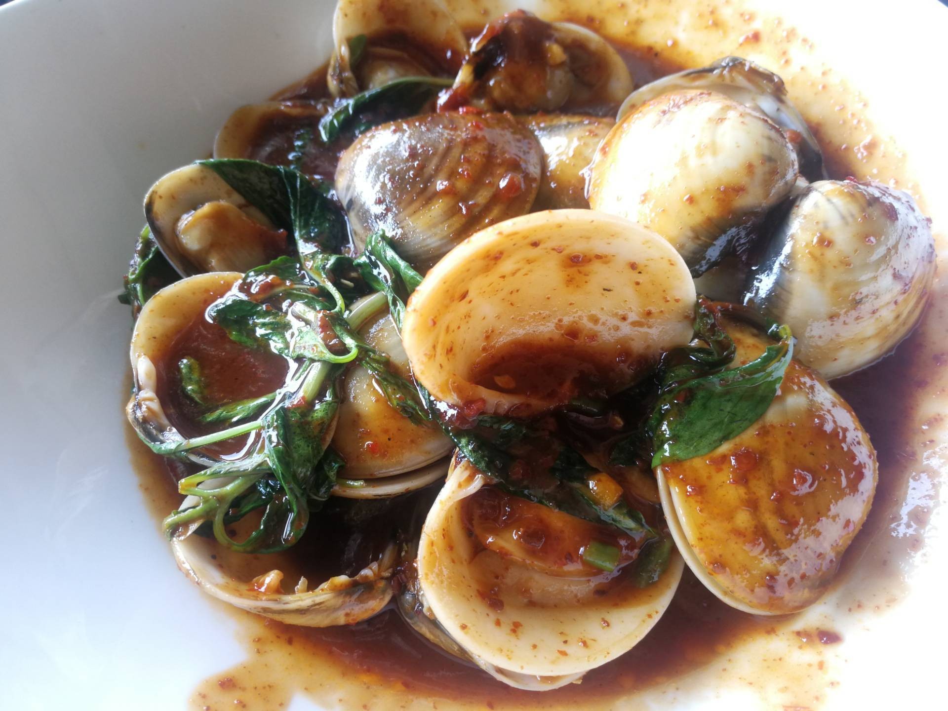 หอยตลับผัดพริกเผา • อร่อยเด็ด เผ็ดกลางๆ อย่าลืมราดข้าวทาน ร้าน ครัวลุงญา