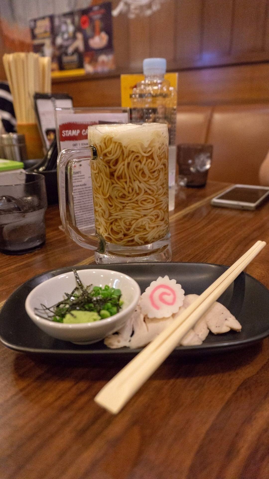 รีวิว Uchidaya Ramen ธนิยะ - คนรักเส้นต้องมาลอง หมี่เย็นเบียร์