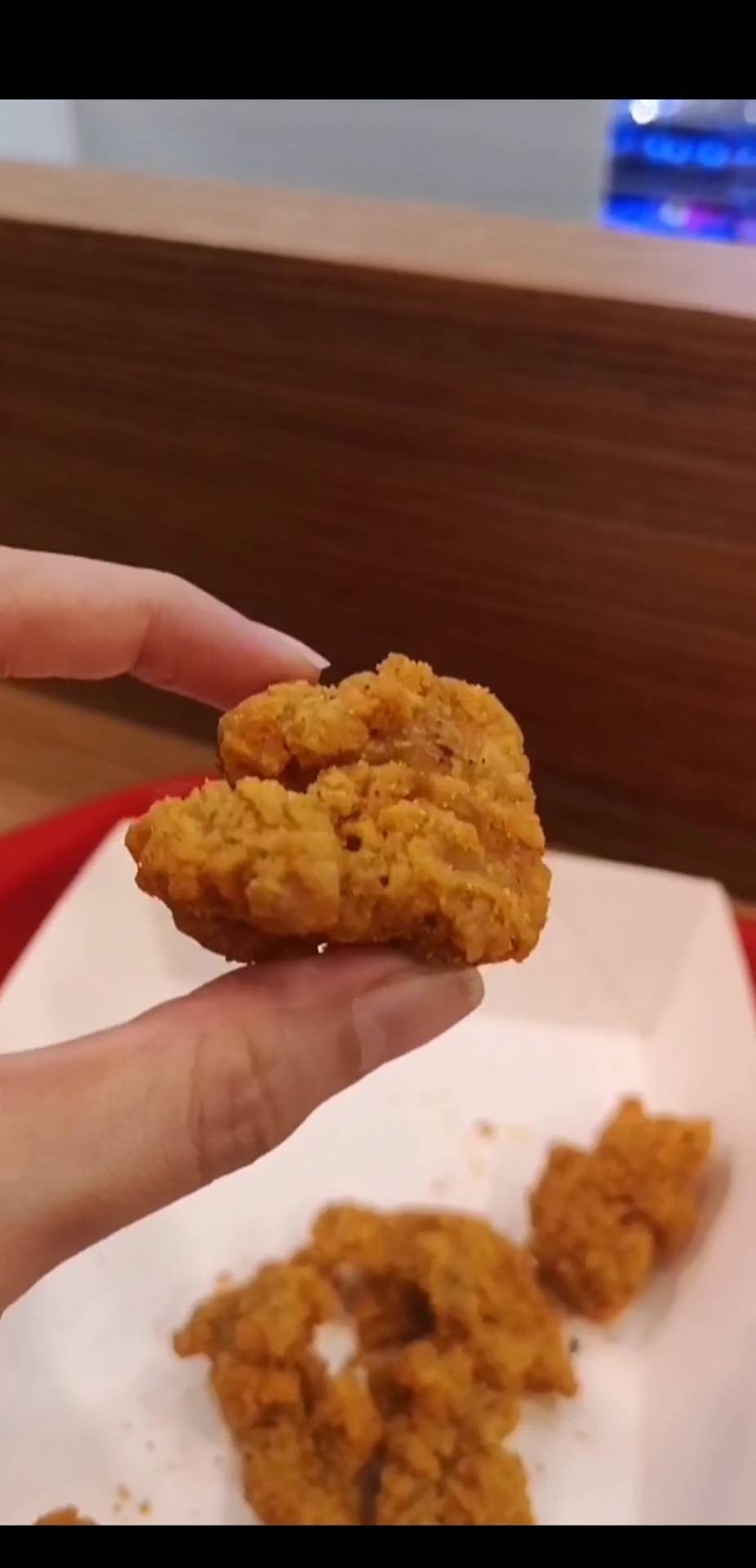 รีวิว KFC โลตัสสุขุมวิท 50 - มาทานไก่ป๊อป chilli cheese