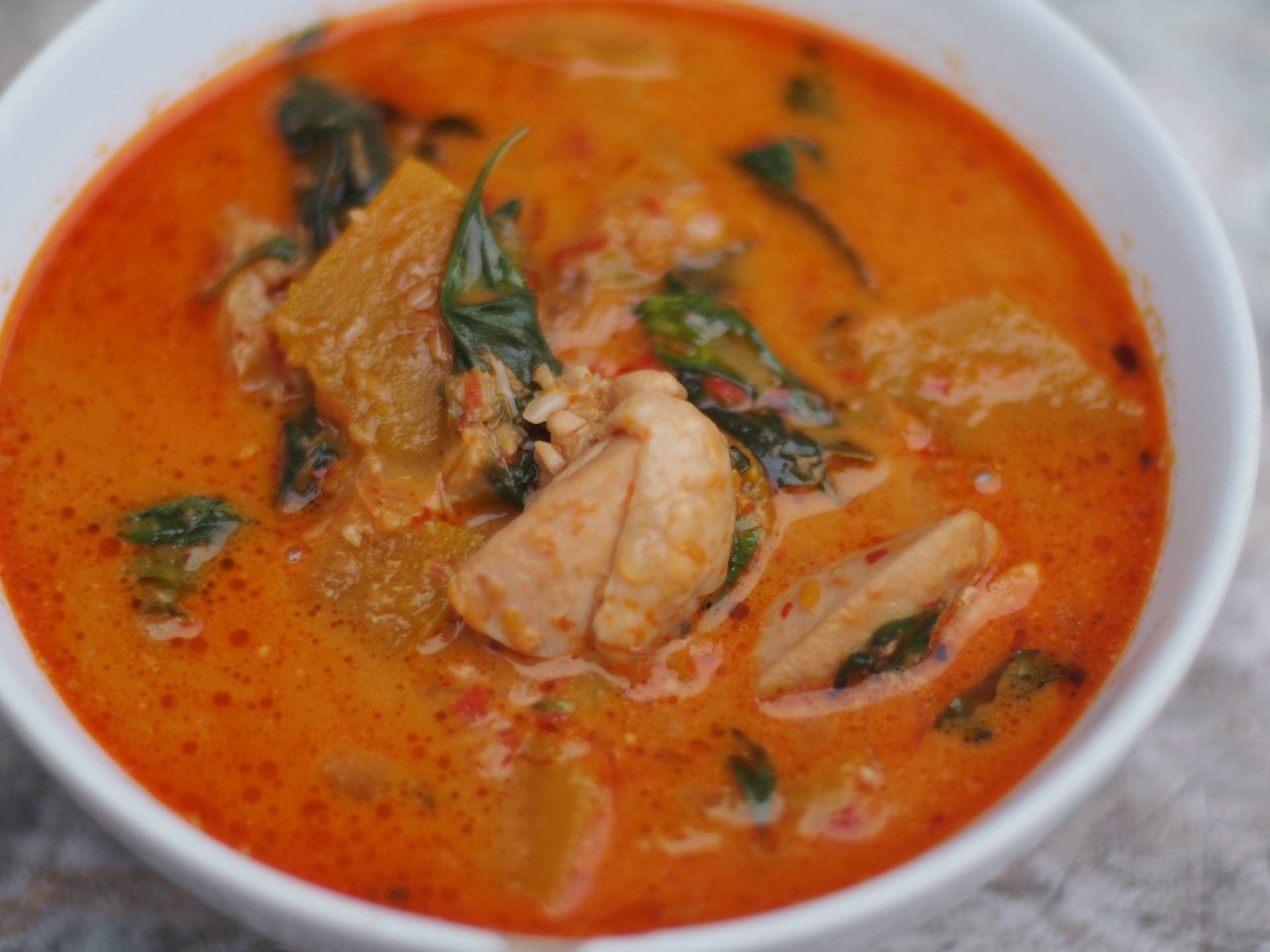 สูตร แกงเผ็ดฟักทอง พร้อมวิธีทำโดย 𝙱𝙰𝙱𝚈 𝙼𝙰𝚁𝙳𝚈