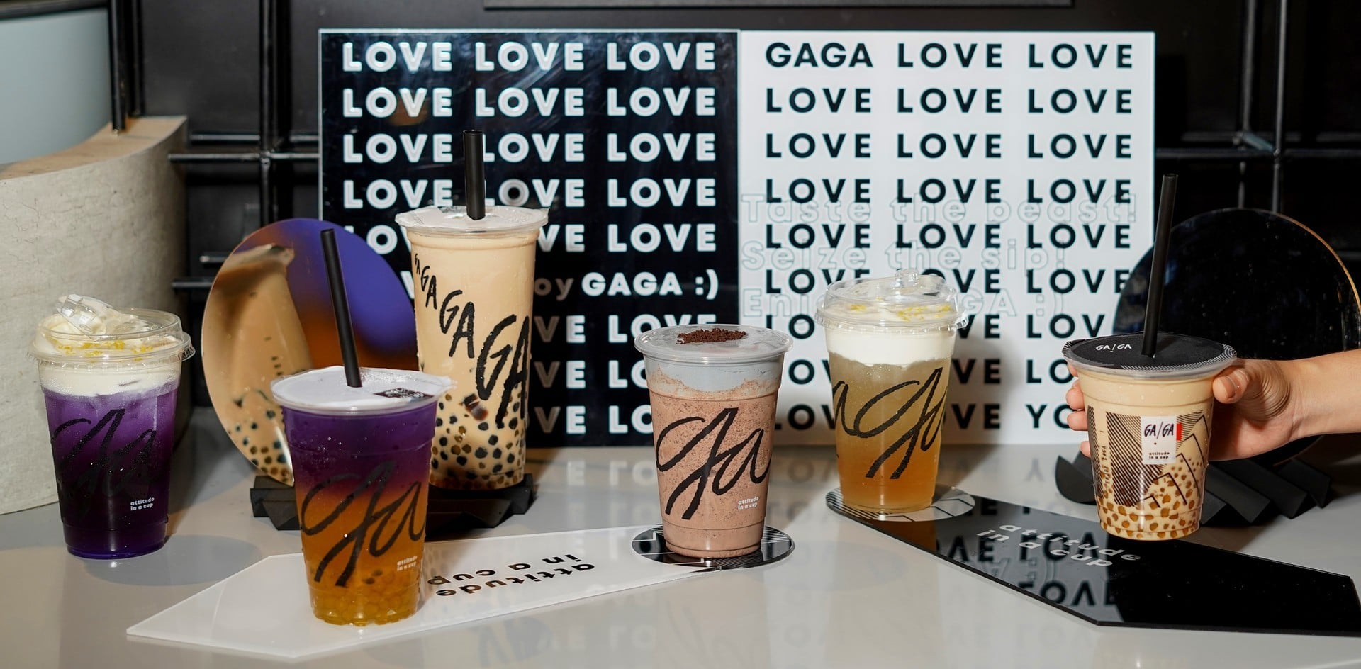“GAGA Attitude In A Cup” ร้านชานมไข่มุกแนวใหม่ ไร้ไขมันทรานส์!