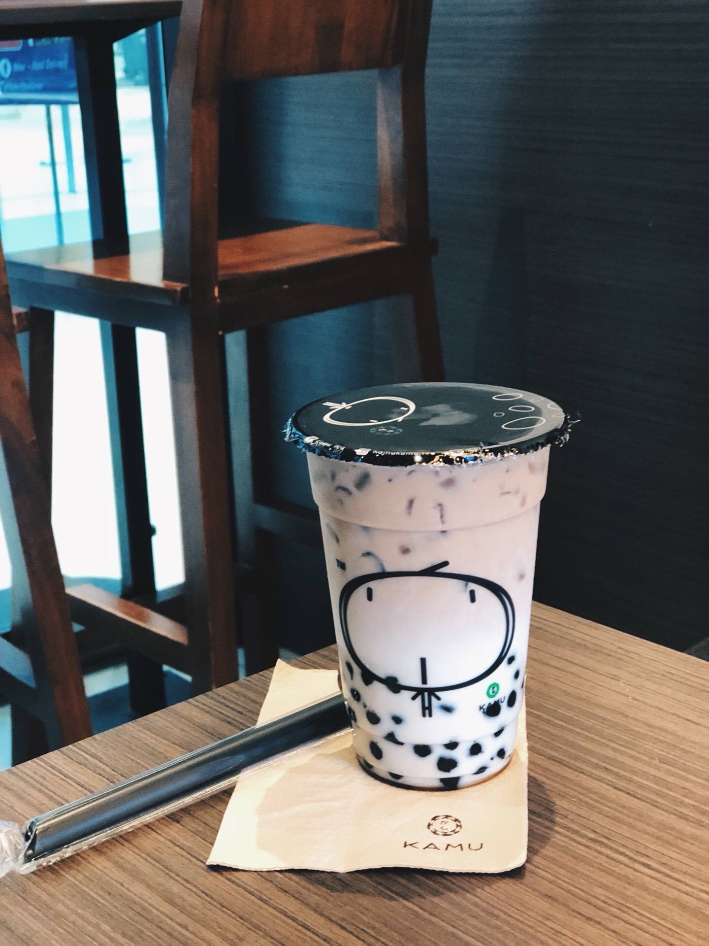 รีวิว Kamu Tea AIA Capital Center รัชดา - ชอบชานมไข่มุกมาก