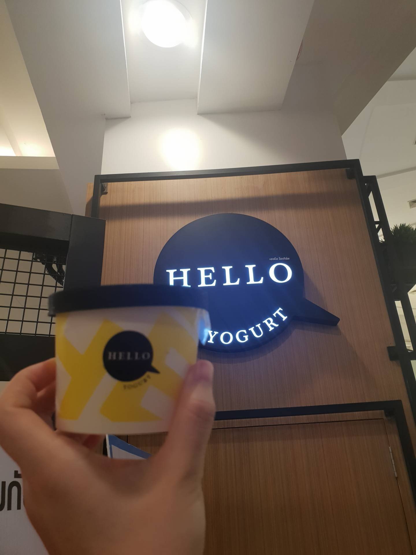 รีวิว Hello Yogurt Central Pinklao - ชอบไอติมโยเกิร์ต