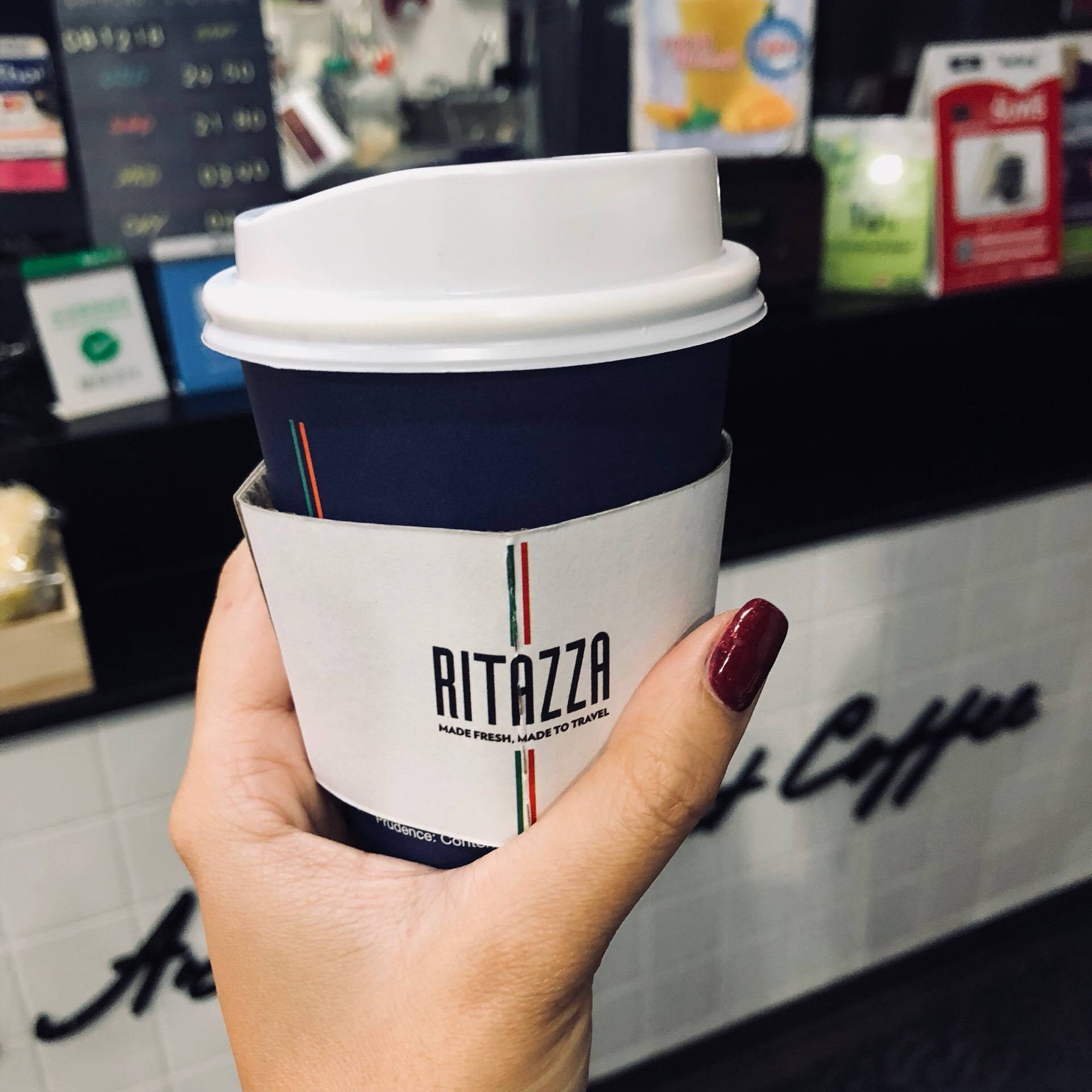 รีวิว Caffe RITAZZA ท่าอากาศยานดอนเมือง - กาแฟในสนามบิน - Wongnai