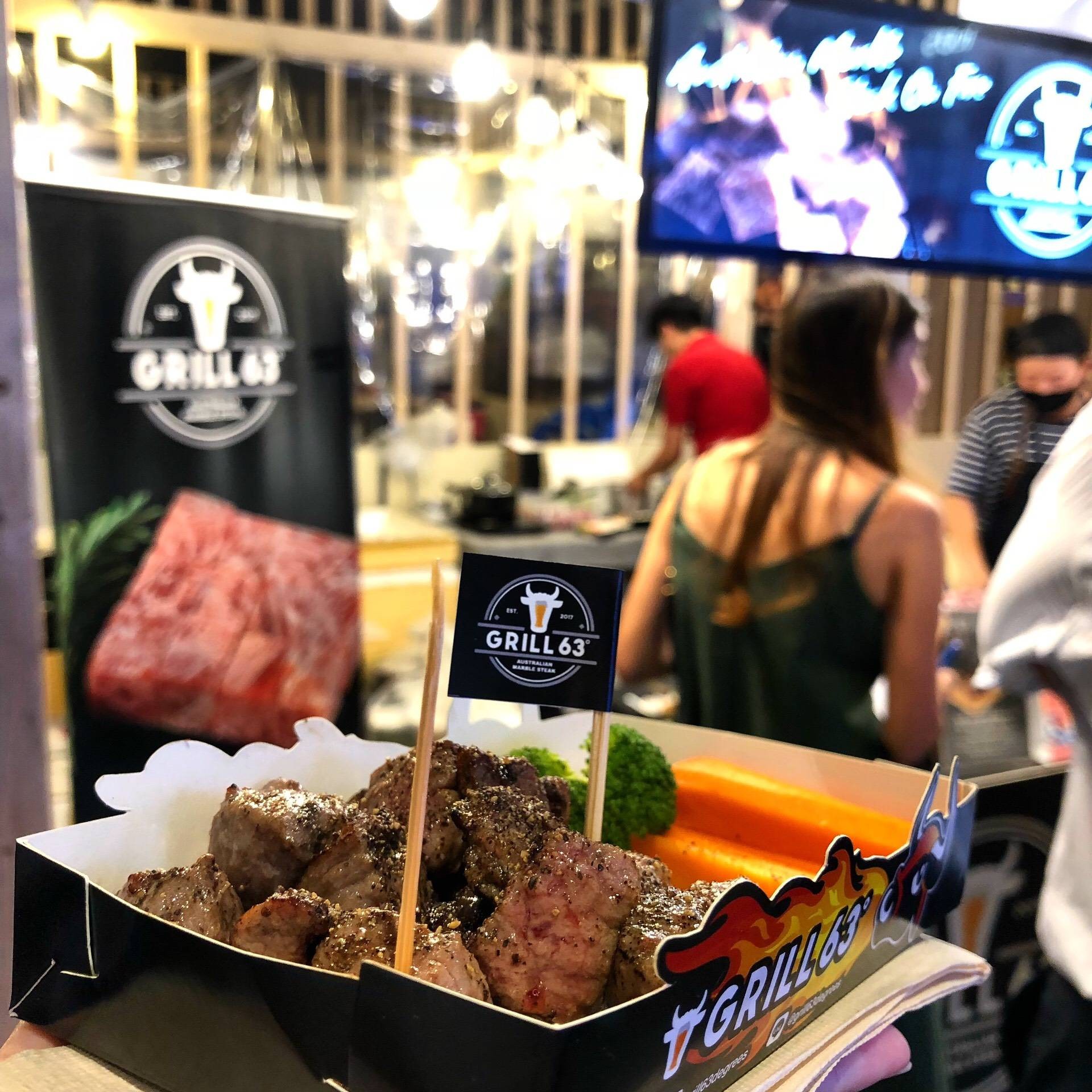 รีวิว Grill 63 Degrees - marble beef on the move