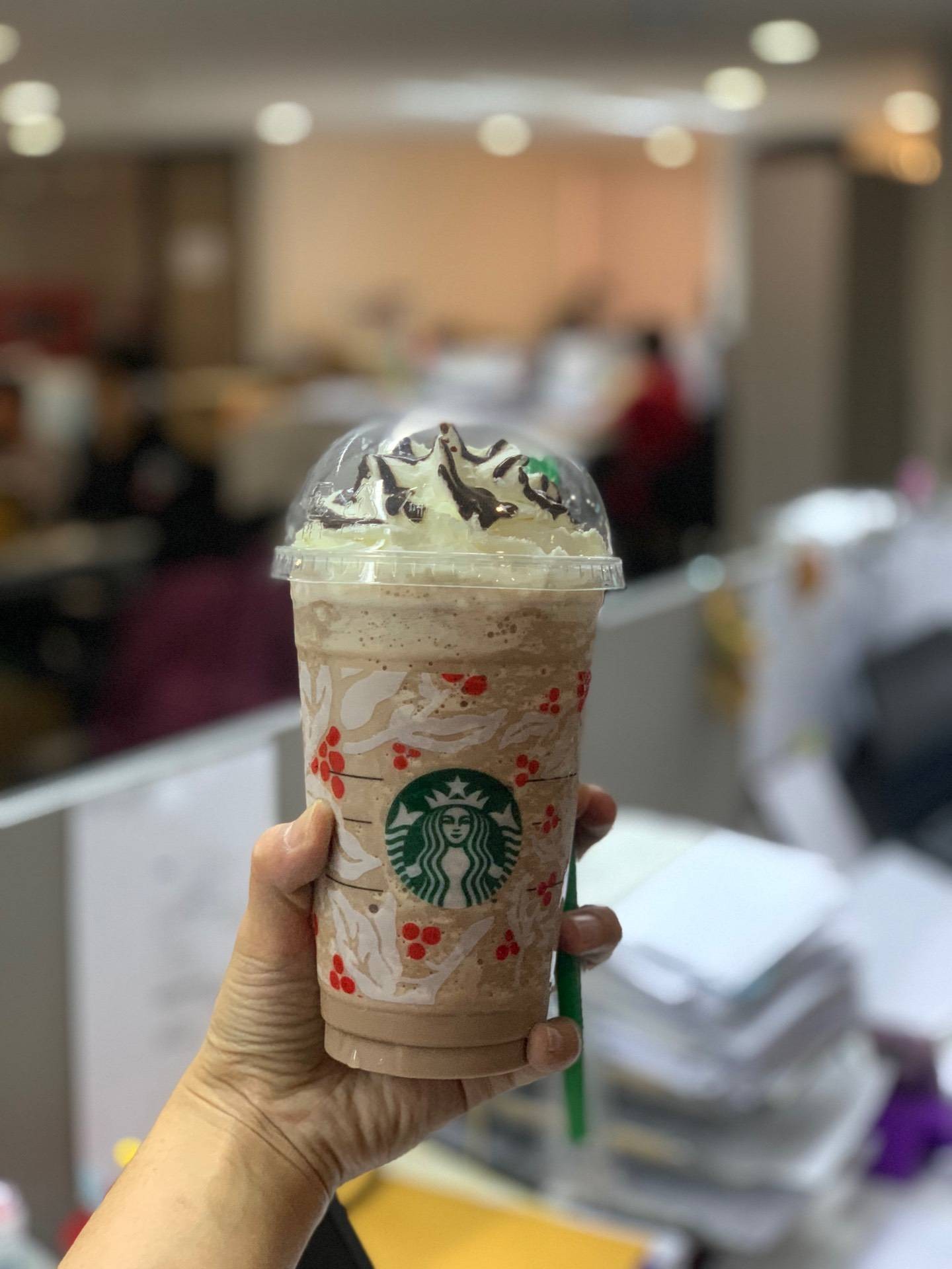 รีวิว Starbucks The 19th Chidlom - chocolate java chip