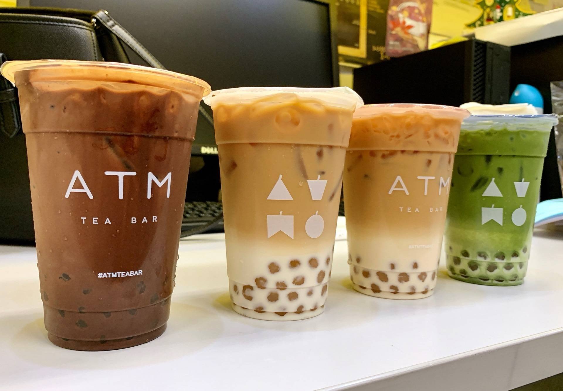 รีวิว ATM Tea Bar (เอทีเอ็มทีบาร์) สยามสแควร์ - ชาไข่มุก ATM ที่ได้ ...
