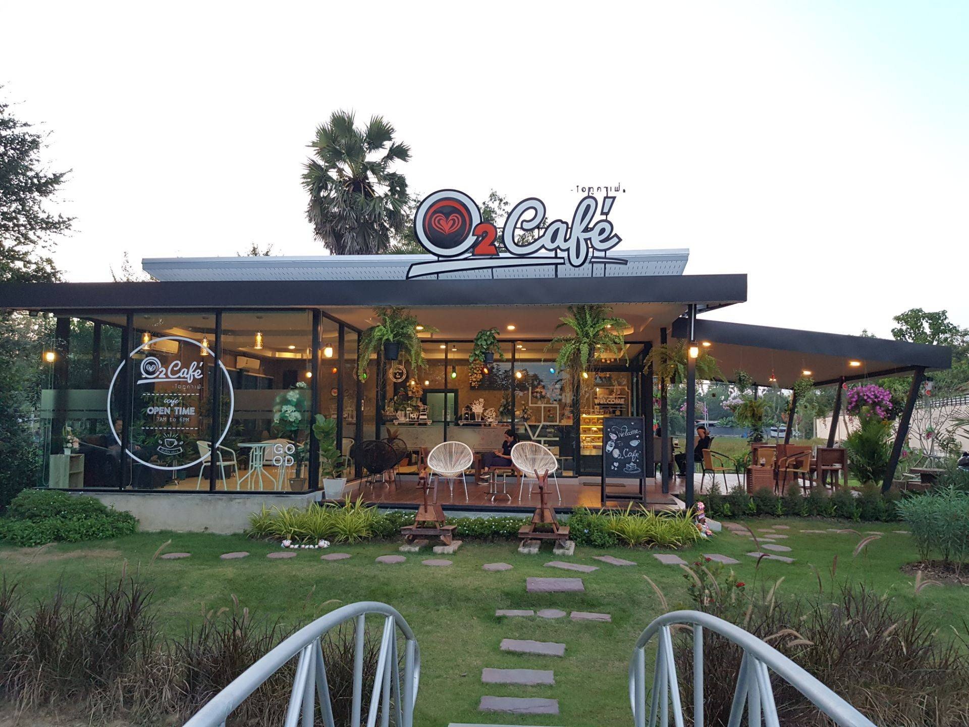 รีวิว O2 Cafe' nst. - กาแฟรสชาติดี บรรยากาศสบายๆ บริการ เป็นกันเอง ...