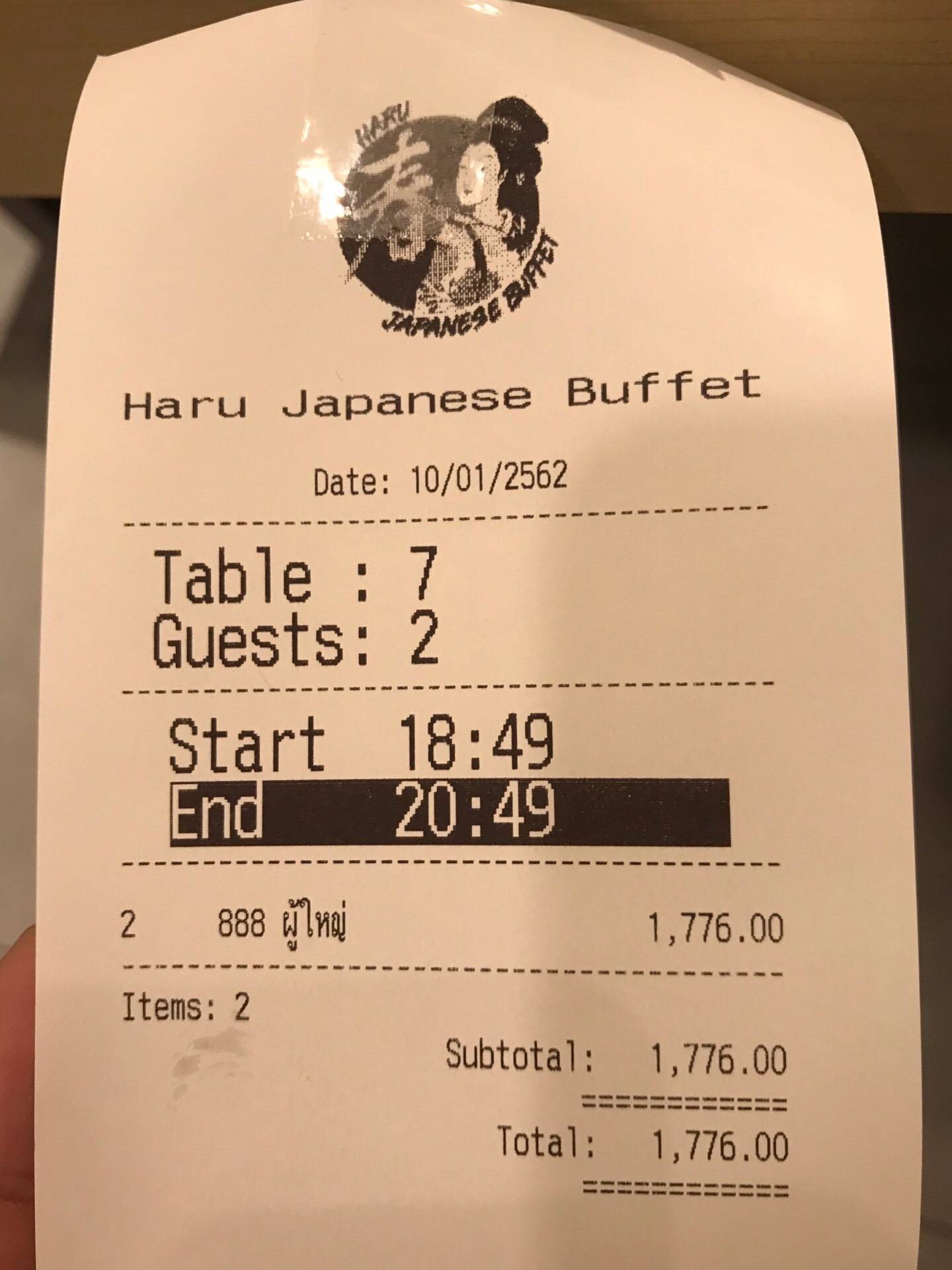 รูป Haru Japanese Buffet