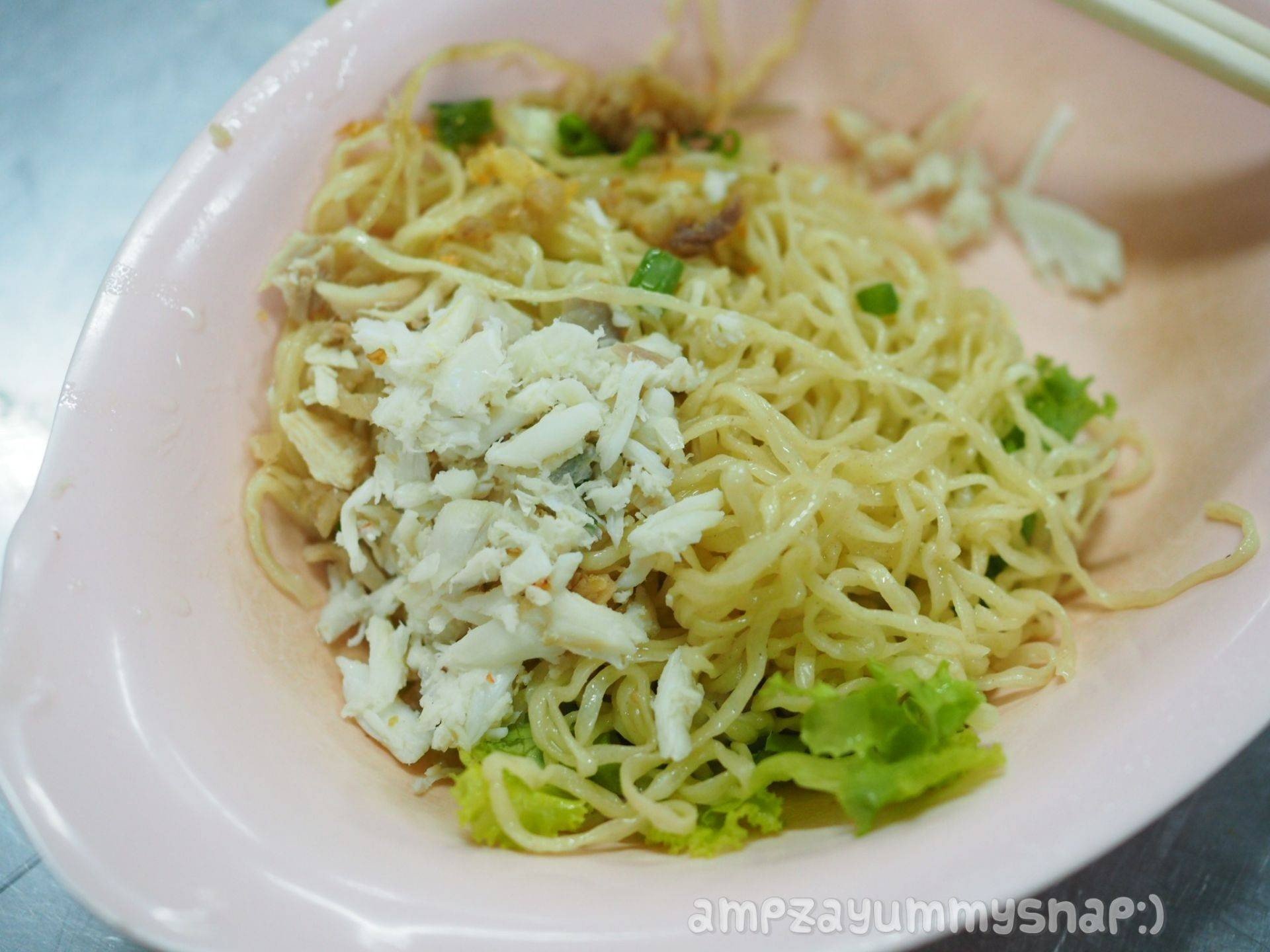 รีวิว บะหมี่ปูสะพานพุทธ เฮียไจ๋ พญาไม้ - บะหมี่ เกี๊ยวแห้ง @ เกี๊ยวน้ำ ...