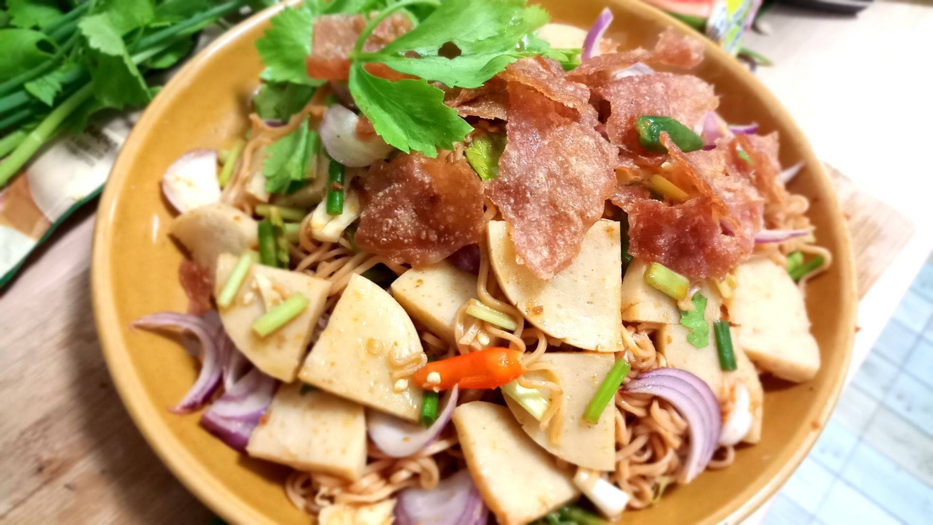 สูตร ยำไวไว หน้ากรอบ พร้อมวิธีทำโดย DawDaw Homemade