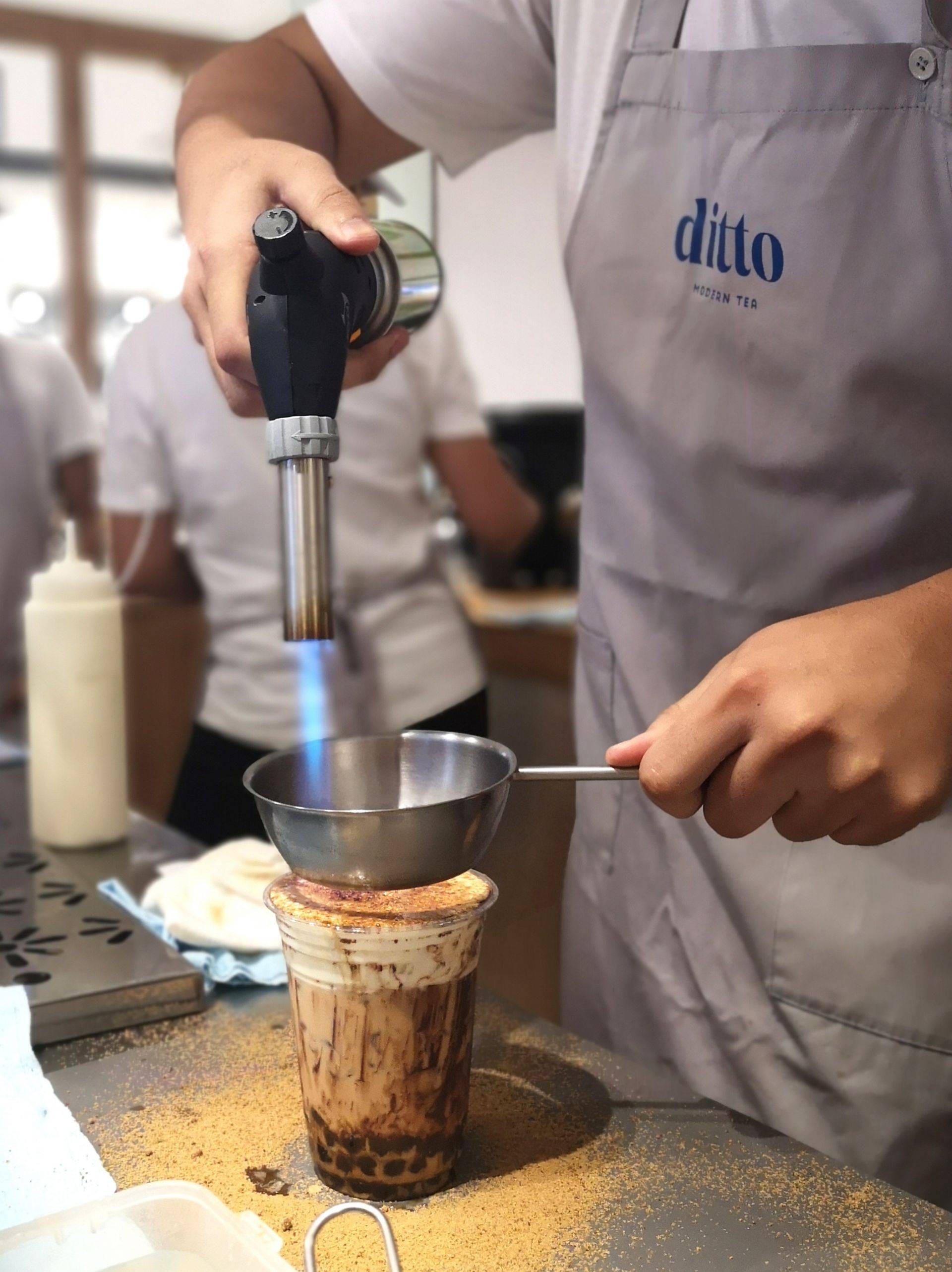 รีวิว Ditto Modern Tea centralwOrld - ชานม ใส่ไข่มุกแบบ homemade