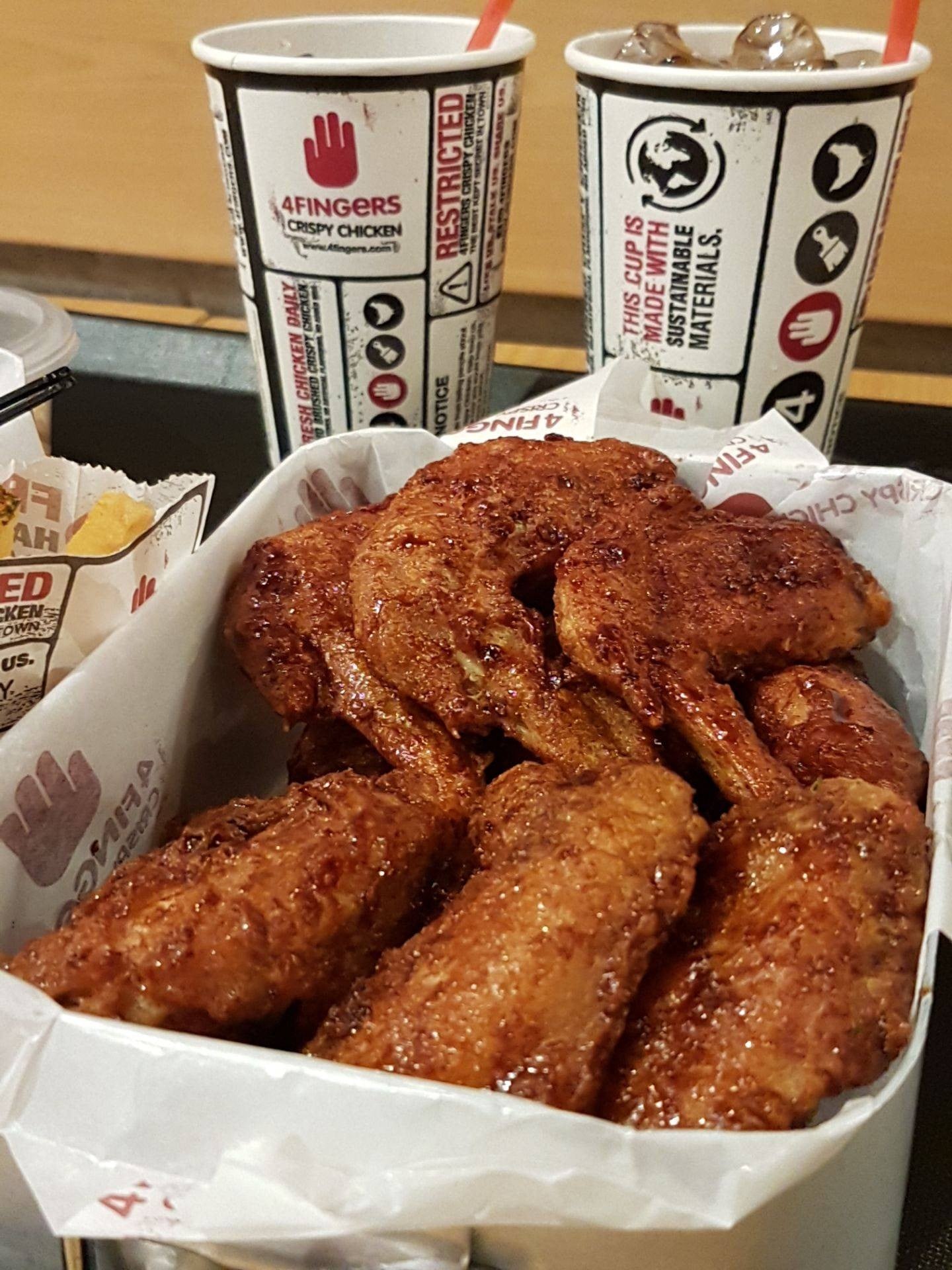 รีวิว 4fingers Crispy Chicken เซ็นทรัลพลาซ่าปิ่นเกล้า - ไก่ทอดกรอบอร่อย ...