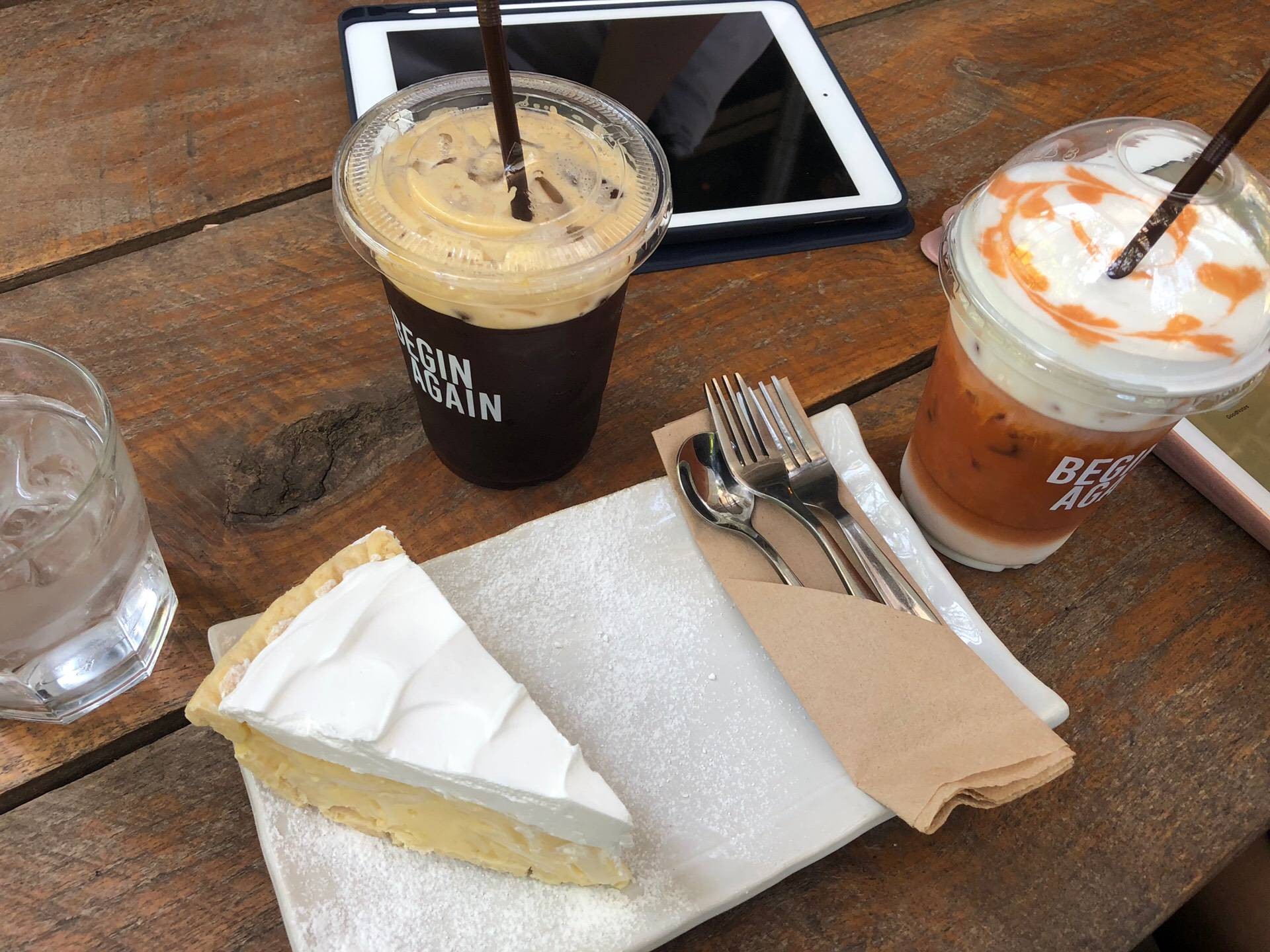 รีวิว BEGIN AGAIN Cafe' - เครื่องดื่มพอใช้ได้