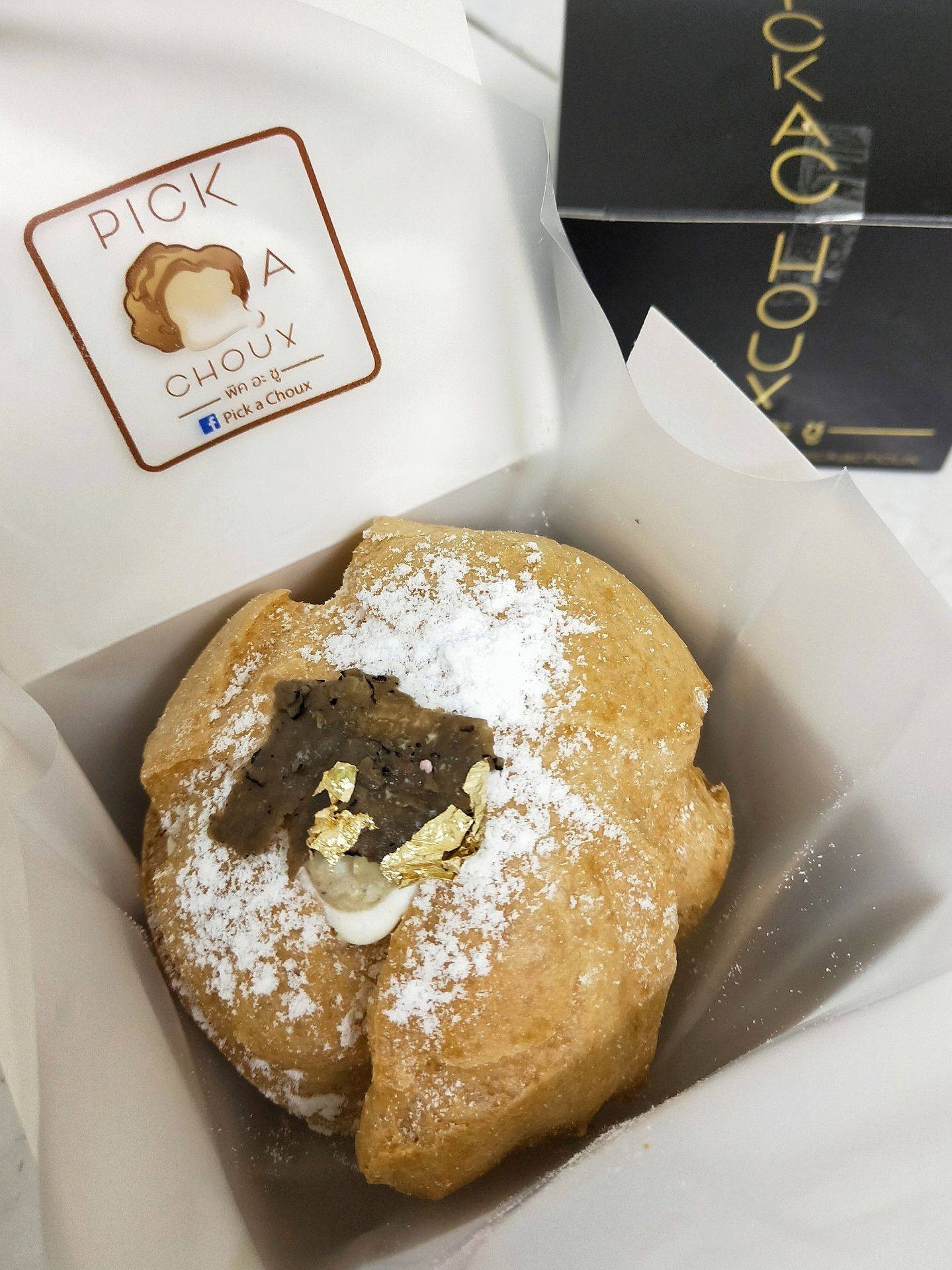 รีวิว Pick A Choux เซ็นทรัล สุราษฏร์ธานี - ชูครีมทรัฟเฟิล Vs. ชูครีม ...