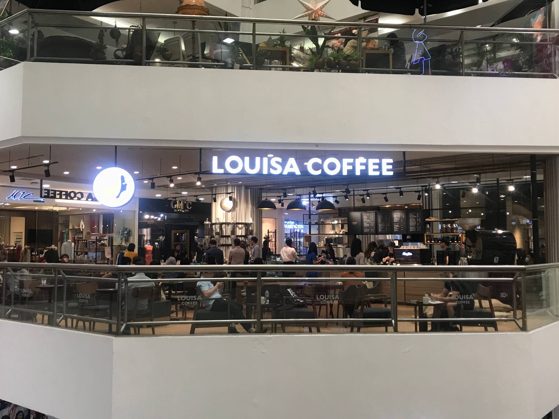 รีวิว Louisa Coffee อัมรินทร์ พลาซ่า - Louisa coffee บินมาเปิดแล้วจาก ...