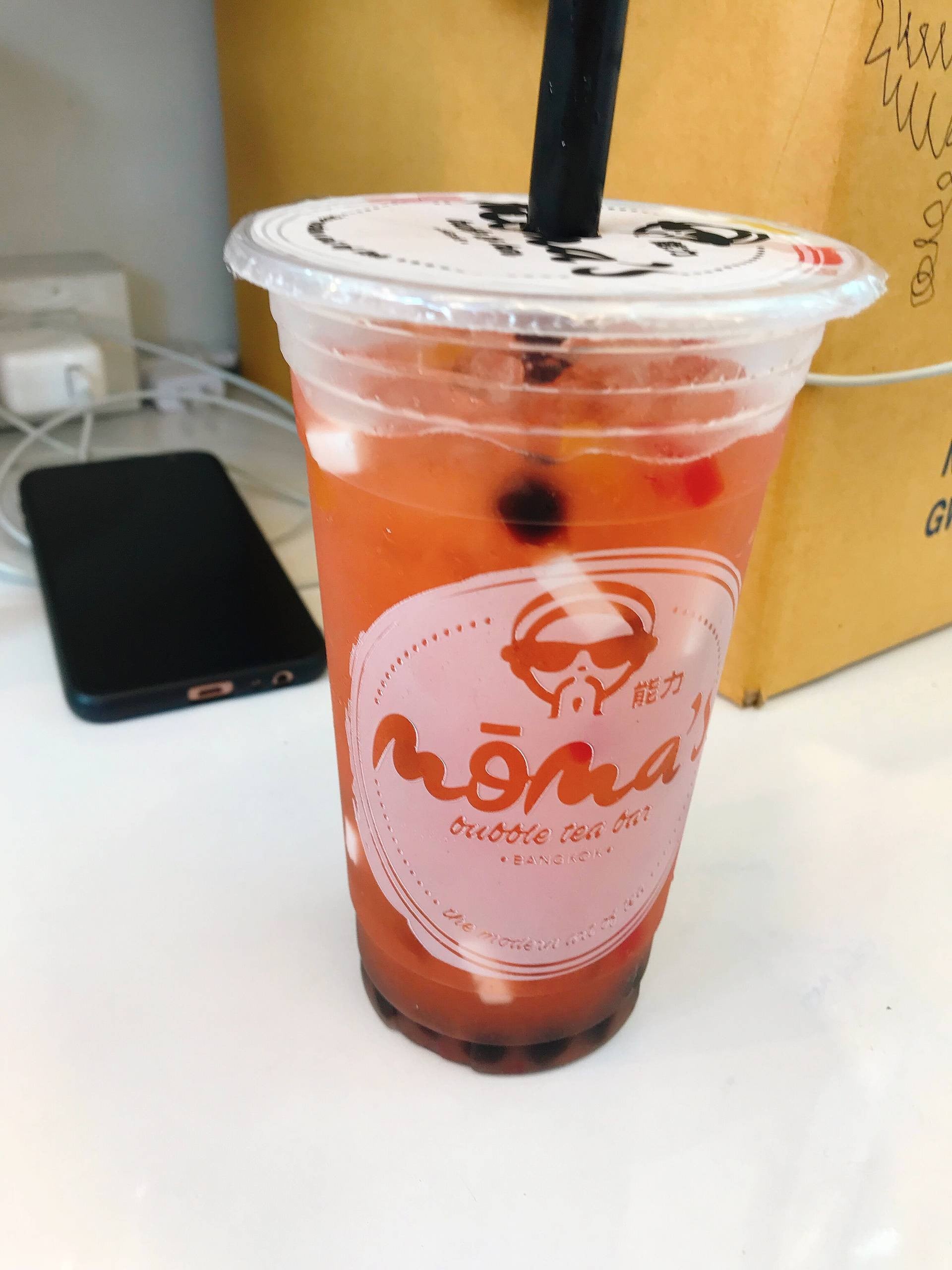 รีวิว Moma's Bubble Tea Bar หัวหมาก - Great! and reasonable price. Love it