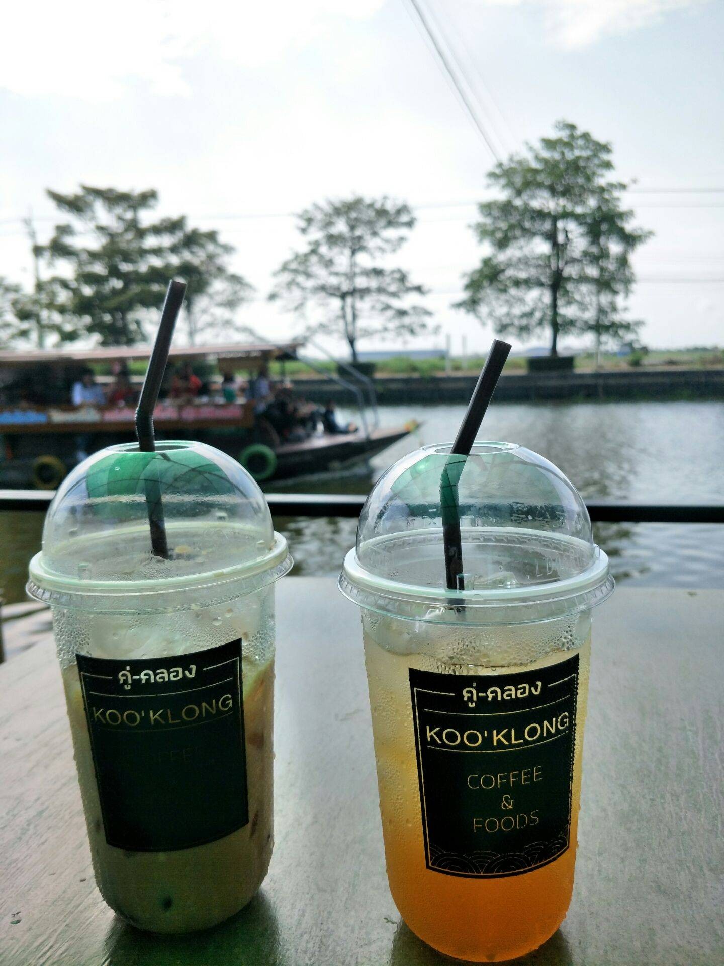 ชาเขียวน้ำผึ้งมะนาว • ฟินไปอีก ร้าน Koo'Klong Coffee and Foods กาแฟสด ...