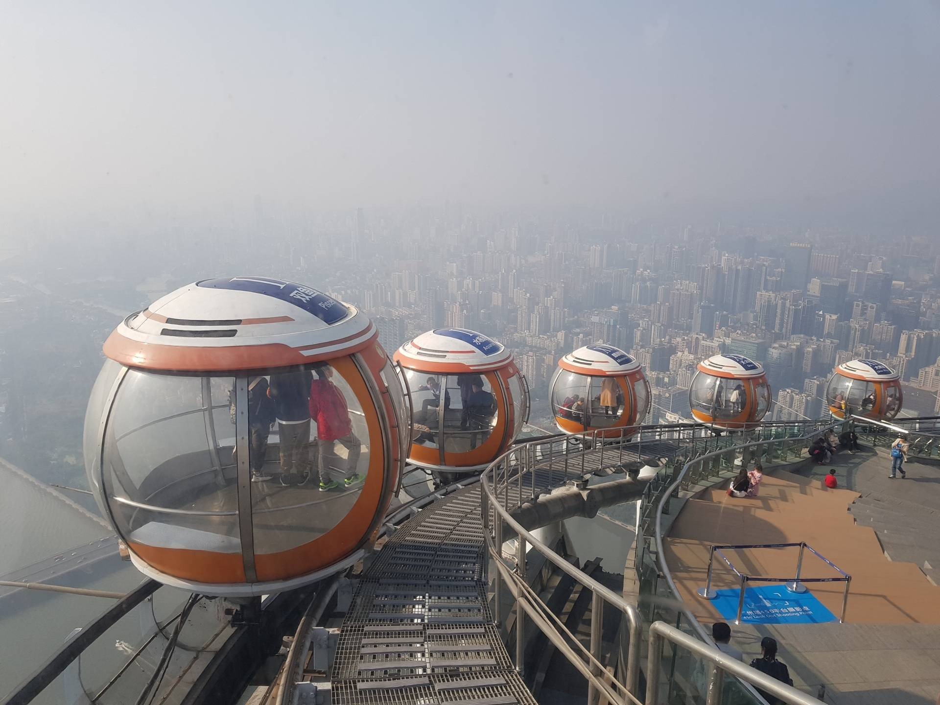รีวิว Canton Tower - มาถึงกวางโจวต้องมาขึ้น Bubble Tram บนตึกสูงระดับ ...