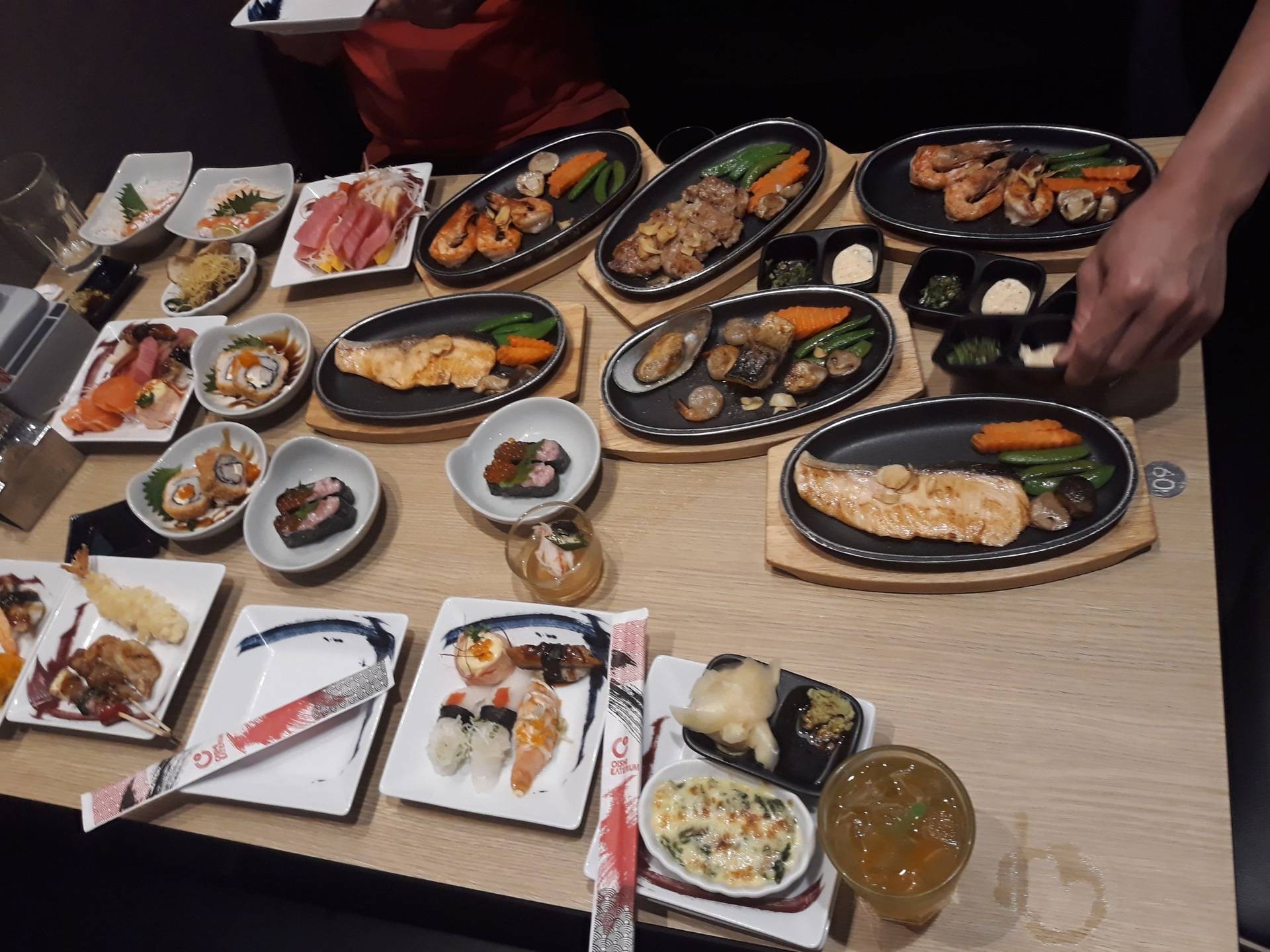 อาหารทั้งหลาย • จัดเตมกับเทปัน ร้าน OISHI EATERIUM เซ็นทรัลพลาซา นครราชสีมา