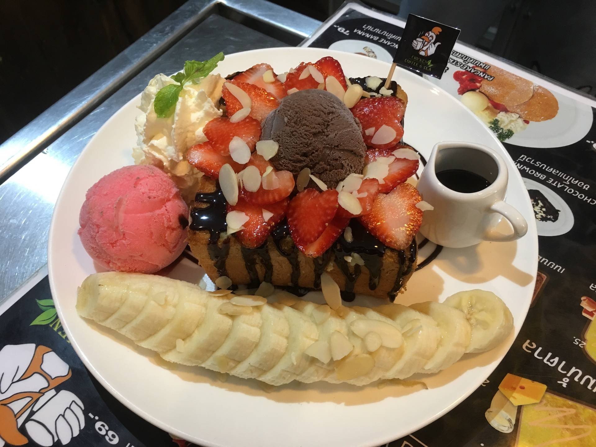 รีวิว Chicken Coffee - กาแฟ ชา ไอศกรีม