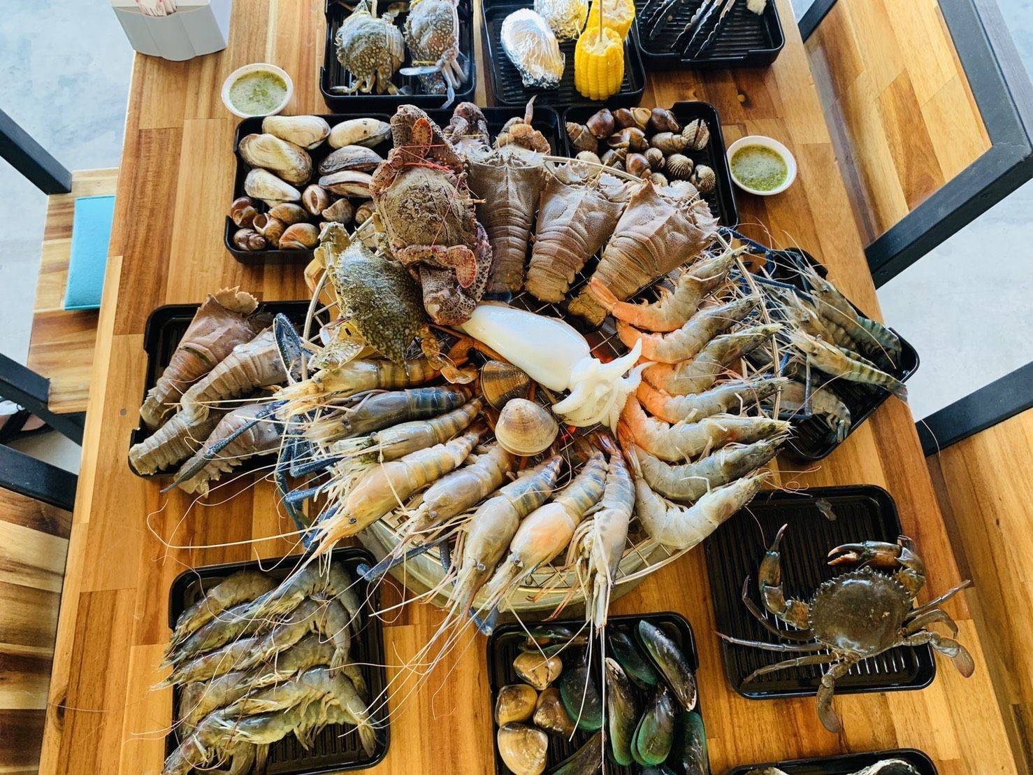 Seafood buffet • ธงทะเลซีฟู๊ด บุฟเฟต์ ฮาลาล จัดหนักจัดเต็มเรื่องซีฟู๊ด เเบบไม่อั้นกินเเบบจุใจ ...