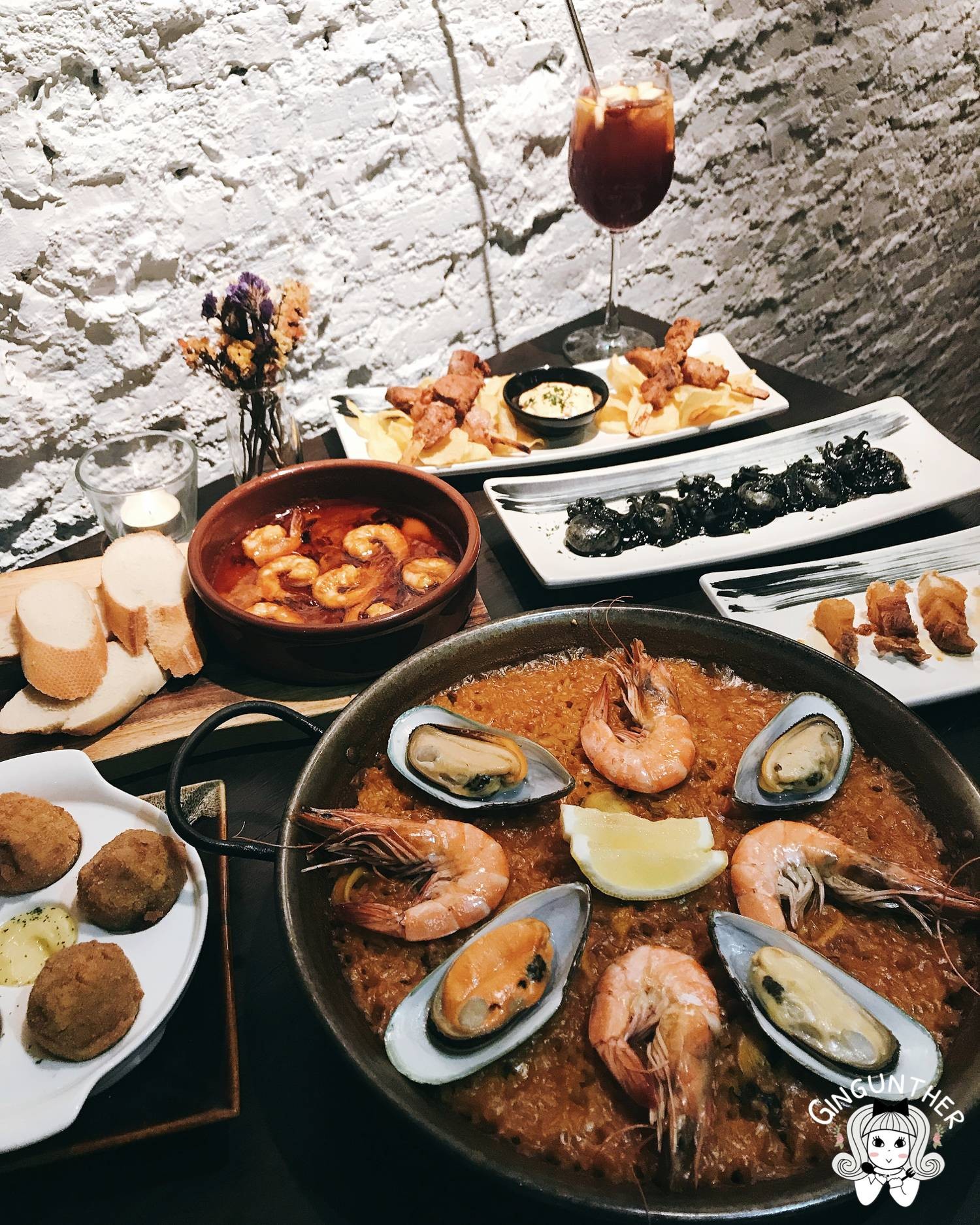 Seafood paella ร้าน El Tapeo - Spanish Eatery and Wine Bar ทองหล่อ