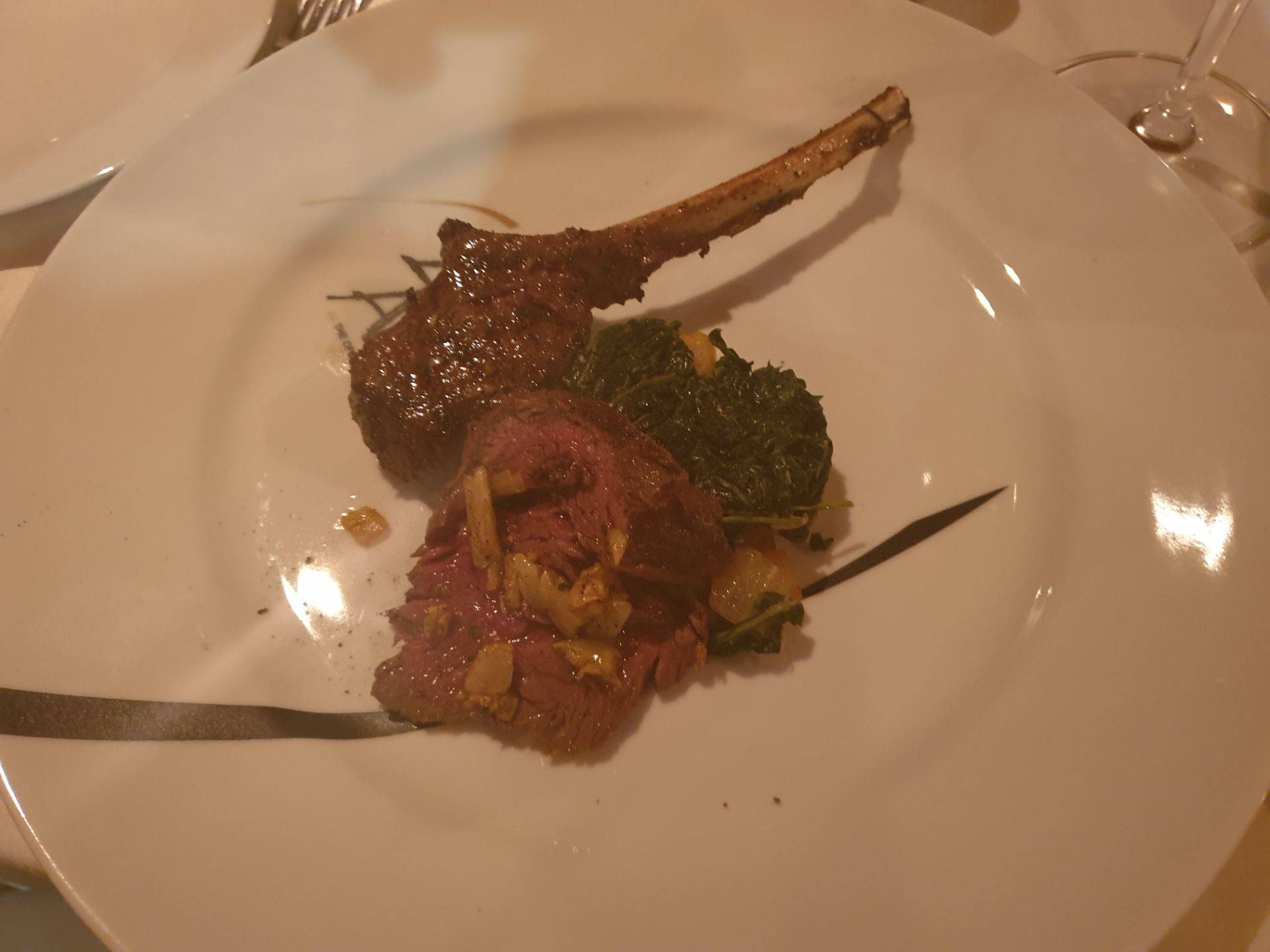 แกะย่าง ร้าน L'Opera Italian Restaurant