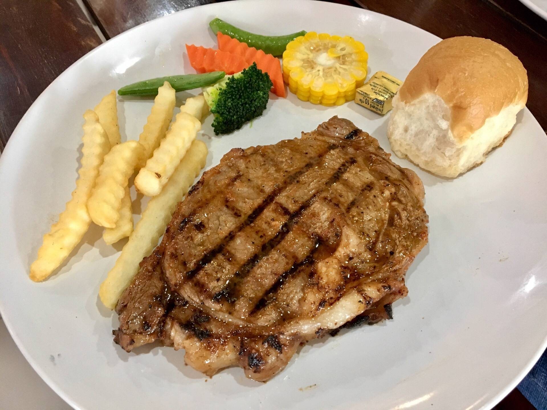 Ribeye Steak ร้าน Texas Steak KU Beef มหาวิทยาลัยเกษตรศาสตร์ กำแพงแสน ...