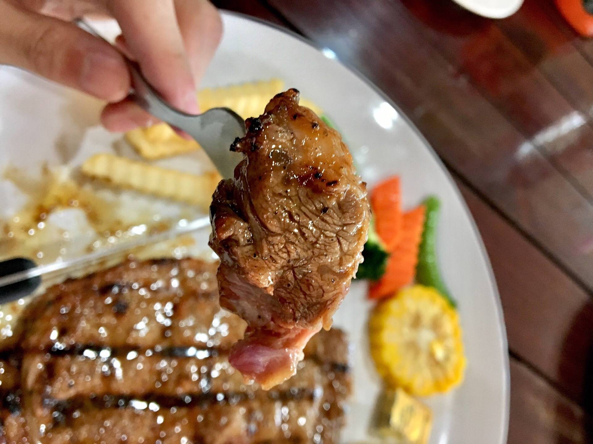 Ribeye Steak ร้าน Texas Steak KU Beef มหาวิทยาลัยเกษตรศาสตร์ กำแพงแสน ...