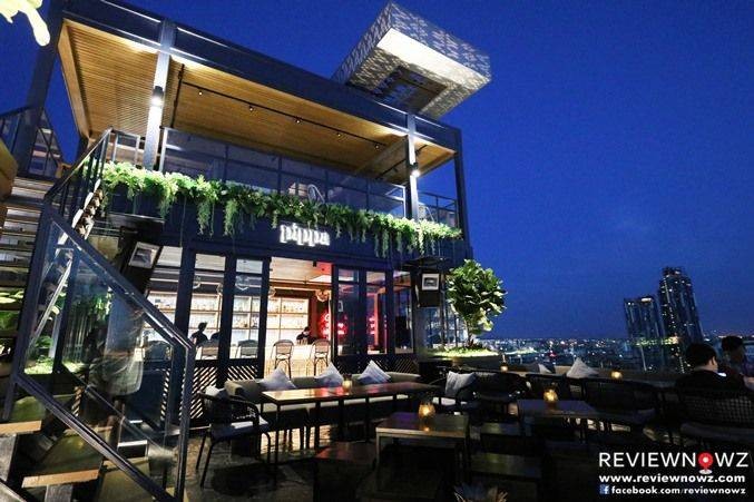 รีวิว Pippa Restaurant พัทยา - จิบค็อกเทลชมวิวพระอาทิตย์ตกที่รูฟท็อป ...