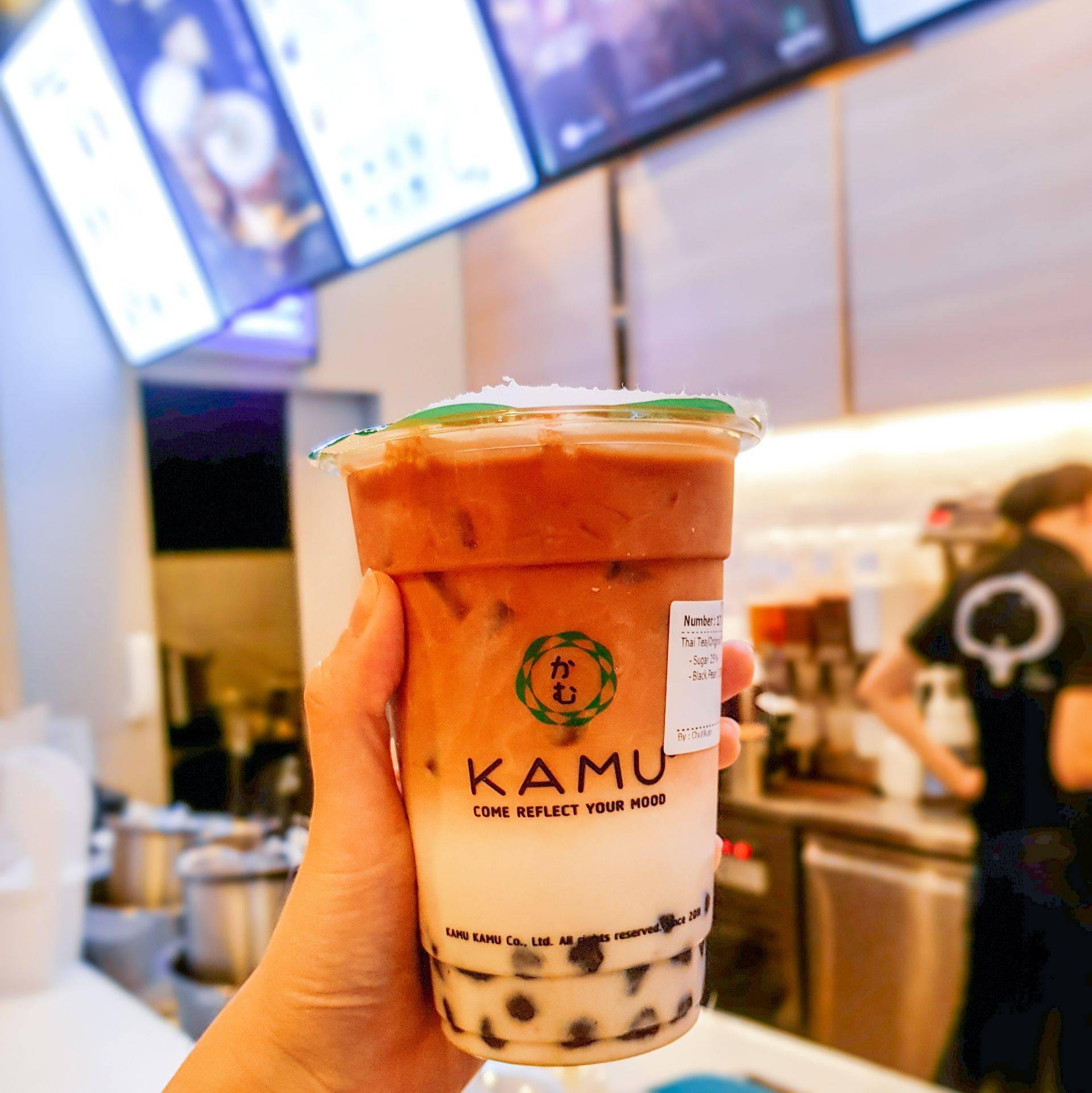 รีวิว Kamu Tea ฟิวเจอร์พาร์ค รังสิต - หนึ่งในร้านชาไข่มุกในดวงใจ “ KAMU