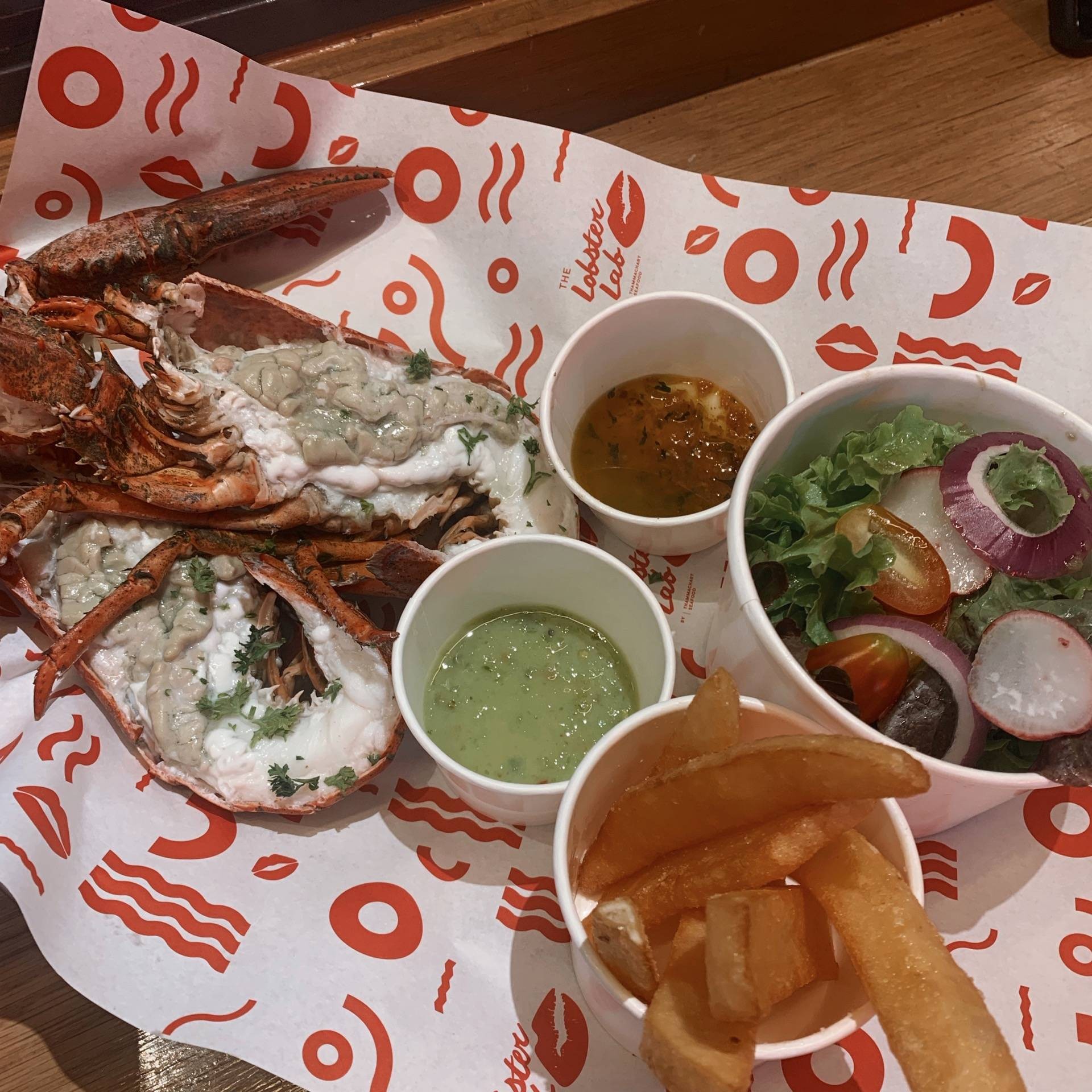 รีวิว Lobster Lab Thonglor 17 - Lobster 🦞 สด หวาน - Wongnai