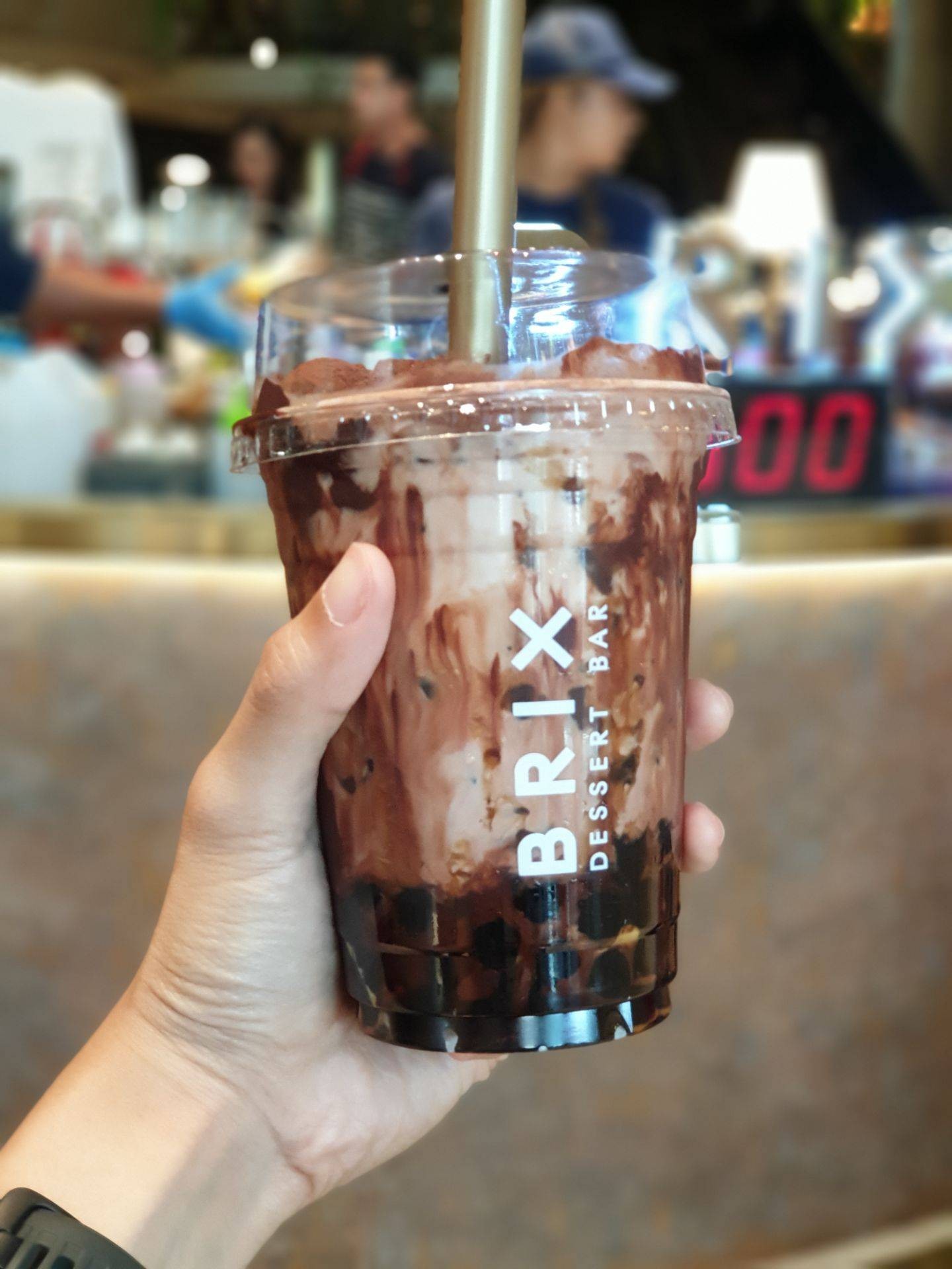 รีวิว BRIX Dessert Bar Icon Siam - ดาร์กช็อคเข้มข้น