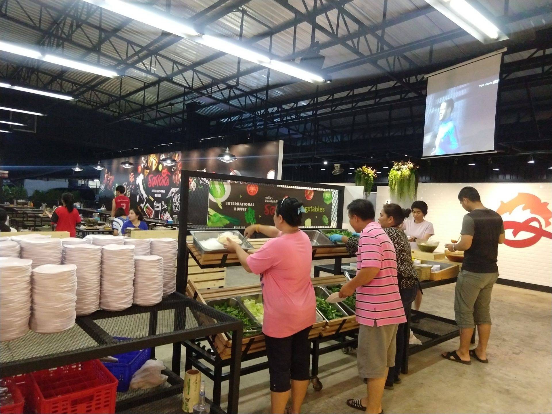 รูป รสเด็ดอินเตอร์บุฟเฟ่ต์ กุ้งกระทะ+ทะเลเผา มีนบุรี