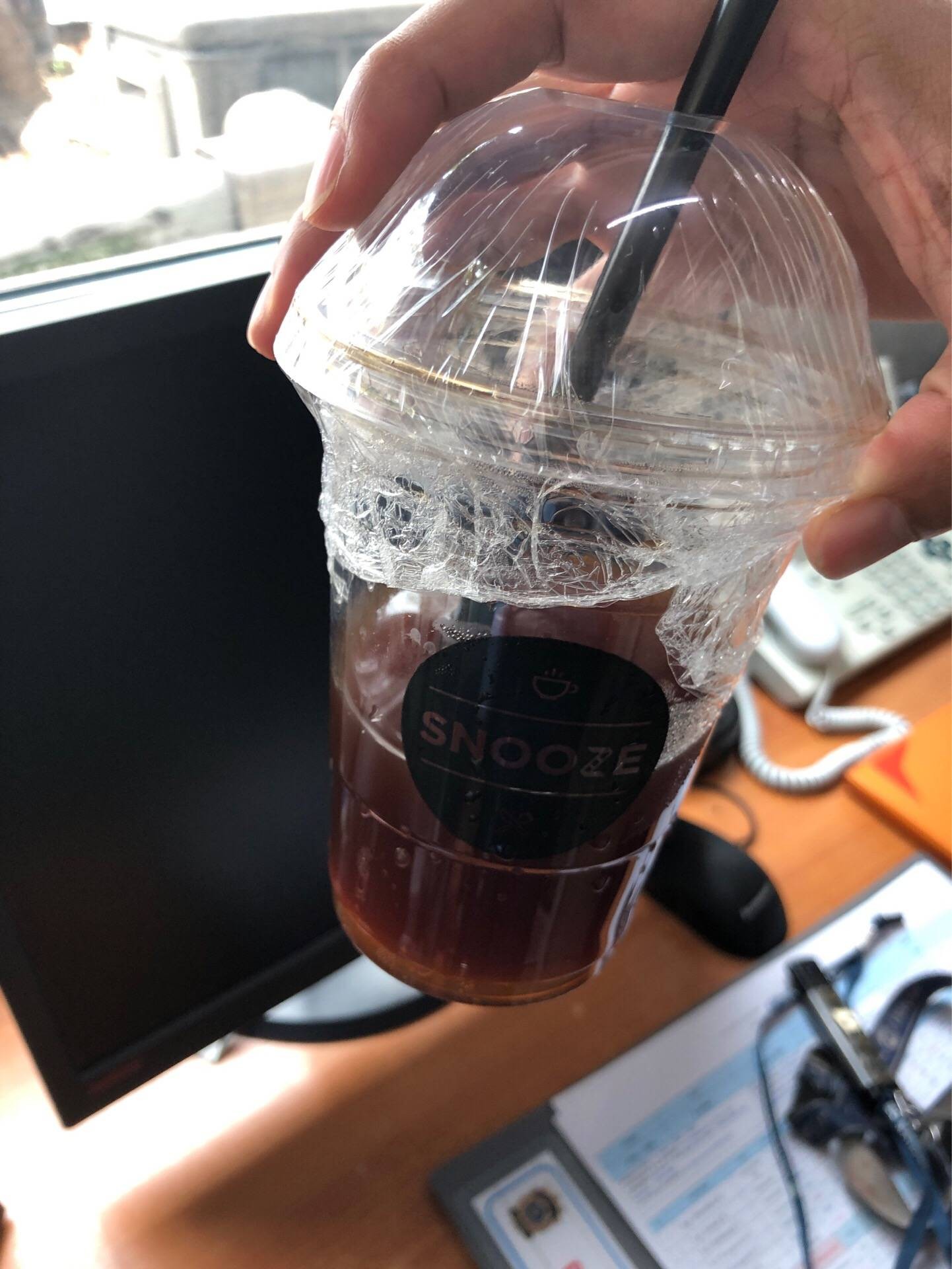 รีวิว Snooze Coffee House - Amaericano จืดมากเหมือนจะเป็นเนสกาแฟ ผมสั่ง ...