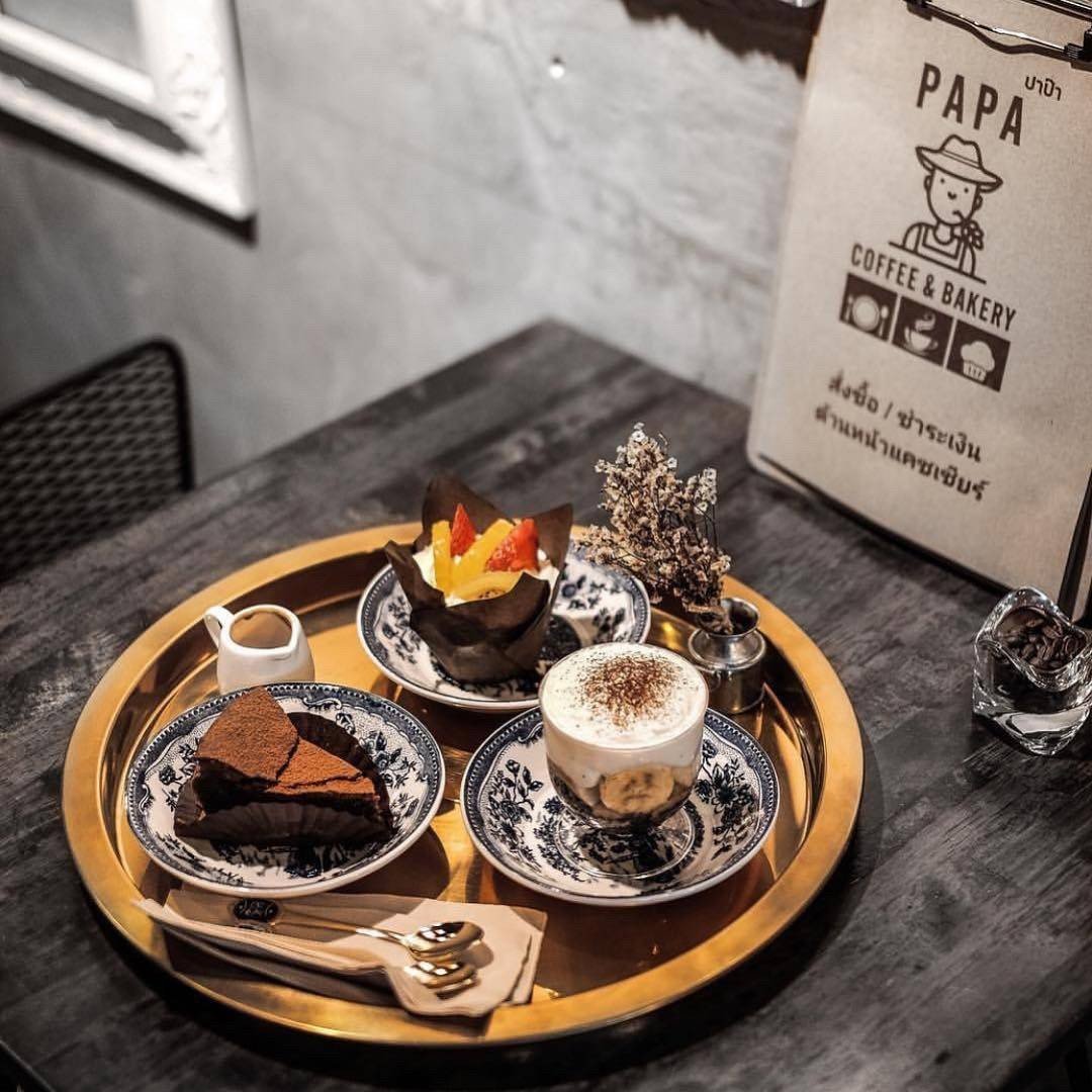 รีวิว PAPA Coffee & Bakery - กาแฟอร่อย เบเกอรี่ทำเอง มีหนังสือให้อ่าน