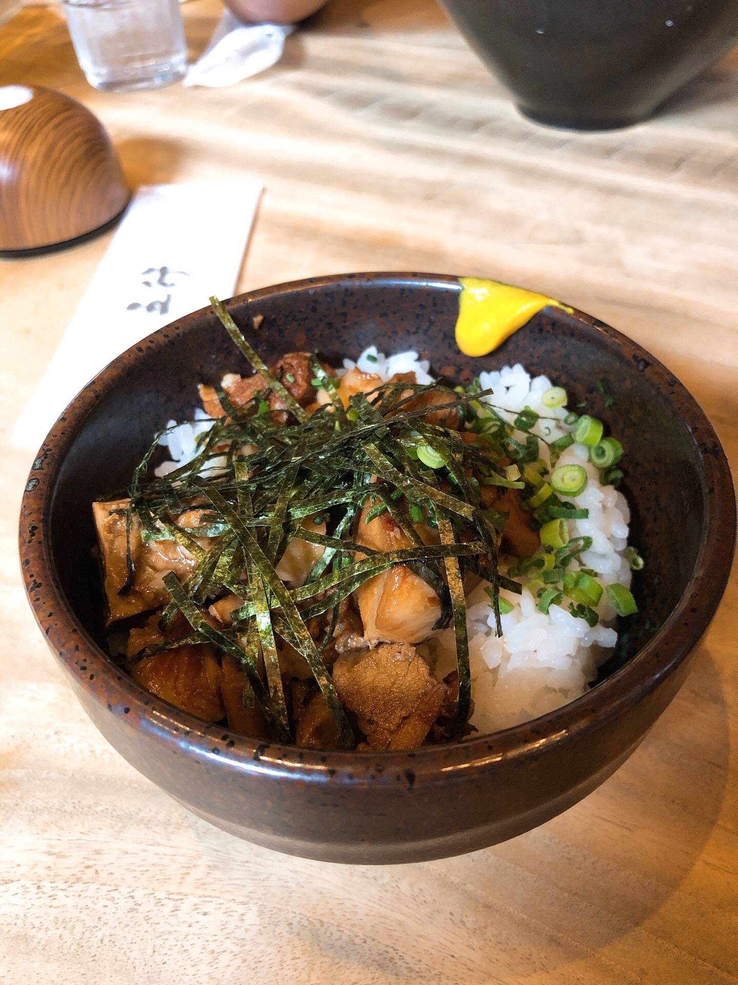 Rice with Seasoned Pork Set ร้าน Gogyo Ramen Yanaginobamba-dori,Kyoto ...