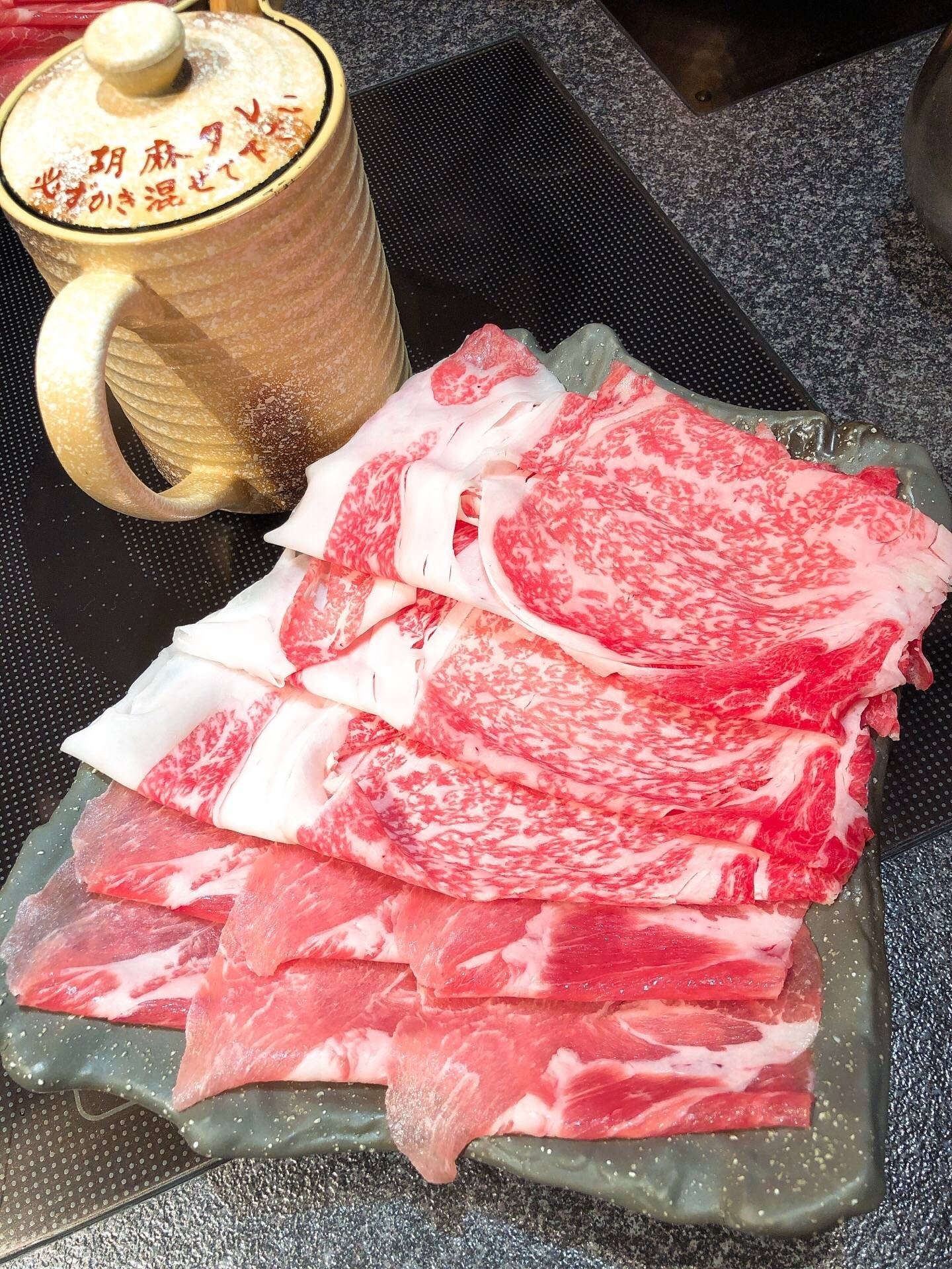 เนื้อวัวญี่ปุ่นขนดำ คัดพิเศษ ร้าน Shabutei Shinsaibashi - Wongnai